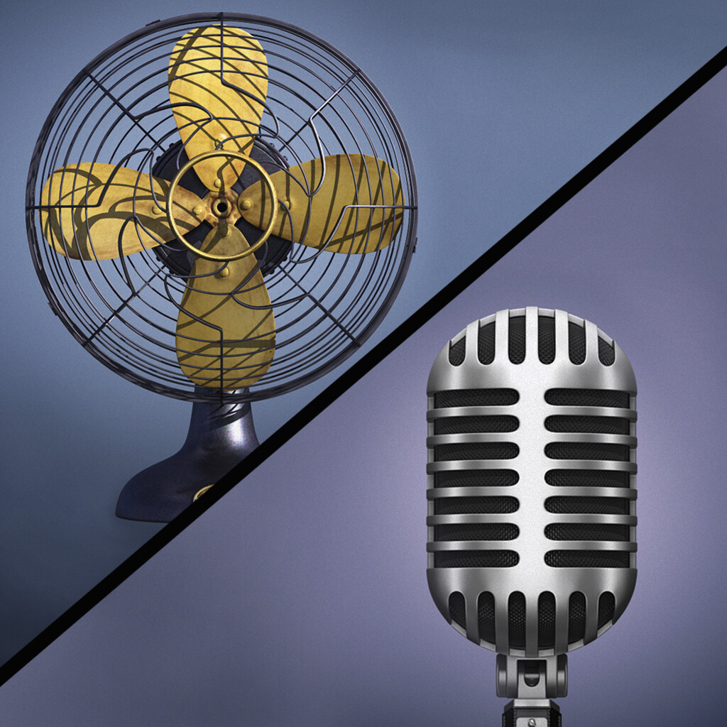 ArtStation - Fan and Microphone