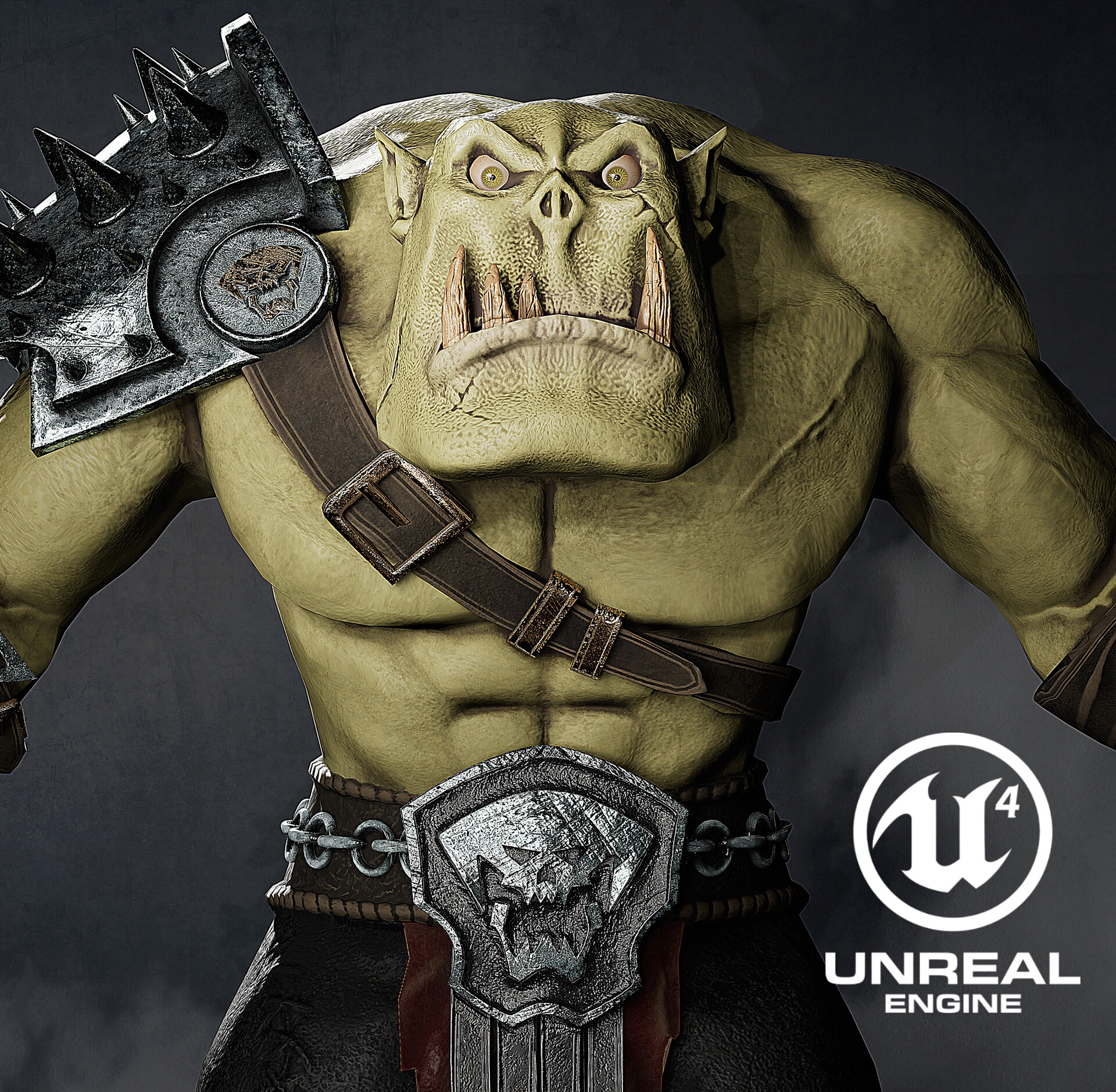 ArtStation - ORC (low poly character)