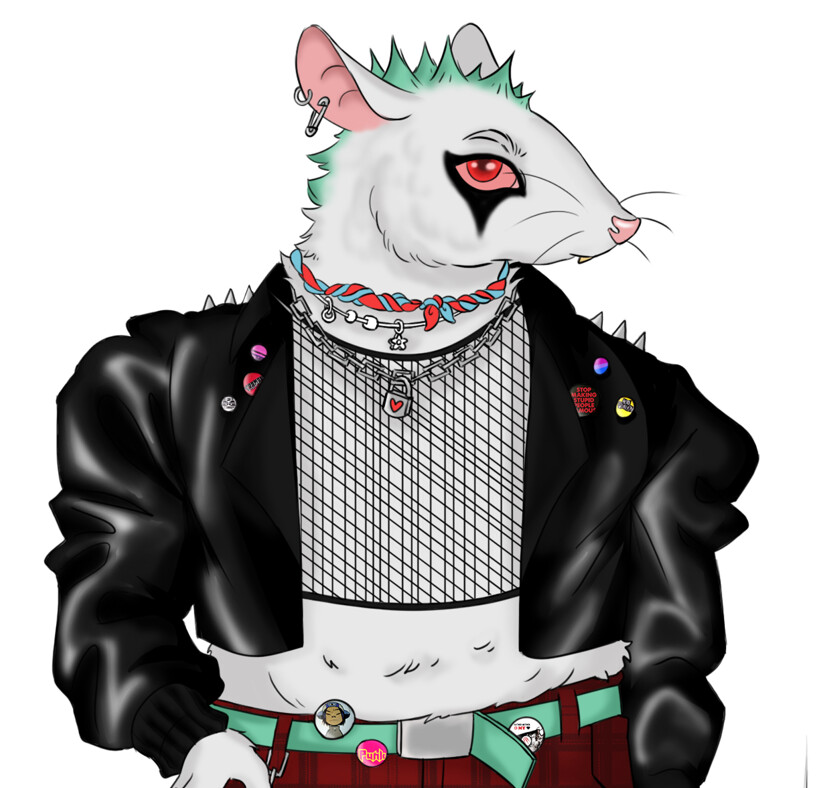 ArtStation - Punk rat - Character Design