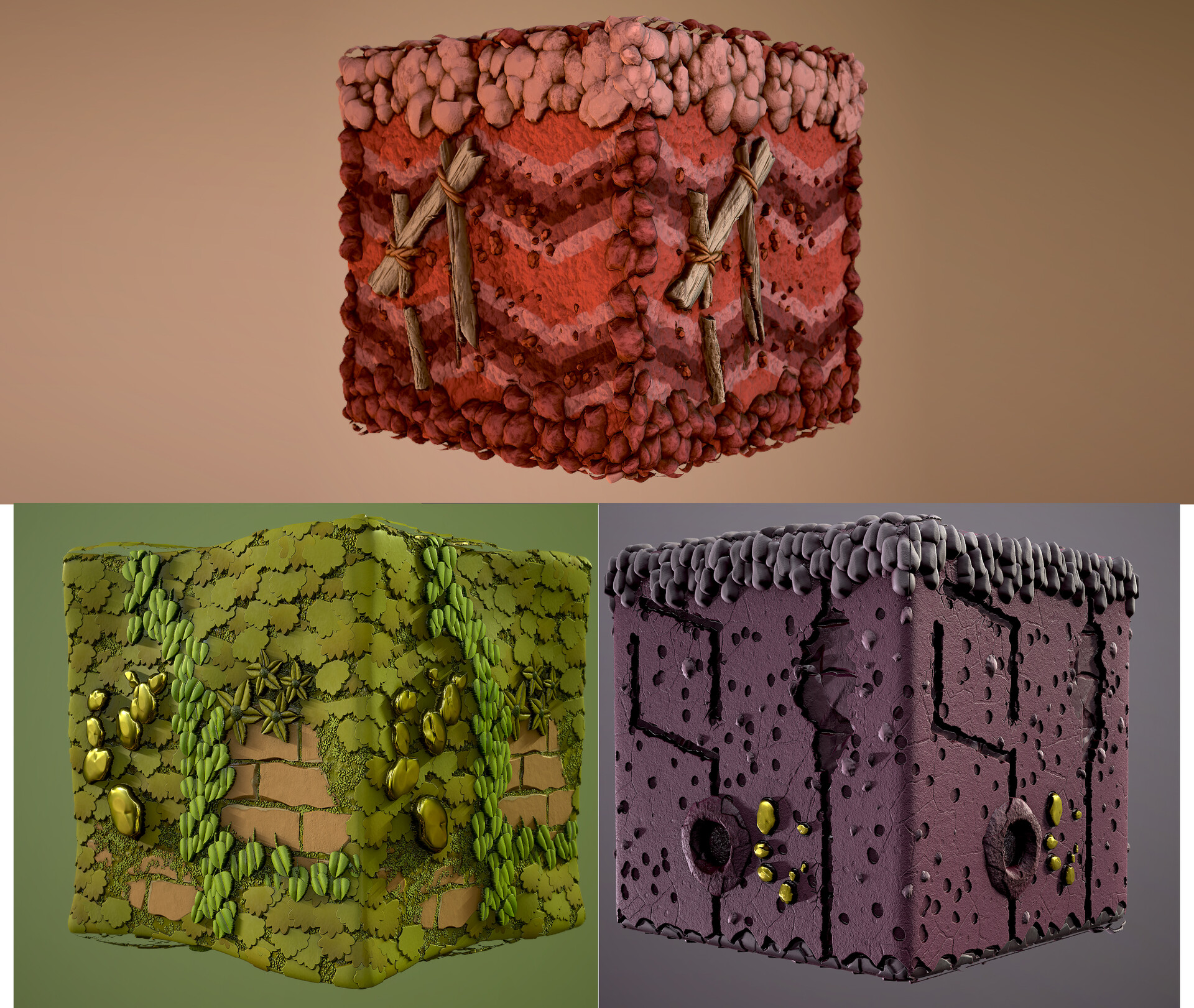 Ewan Thompson - Spelunky 2 Textures (WIP)