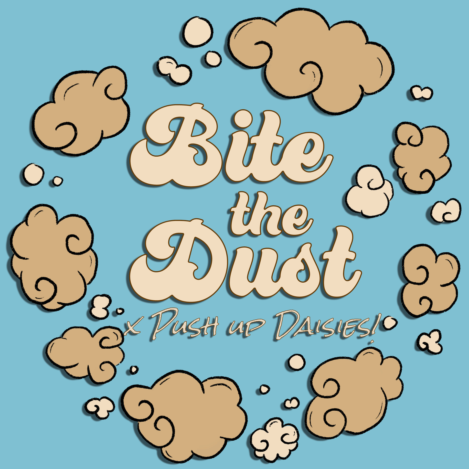 ArtStation - Bite The Dust x Push Up Daisies Podcast Logo