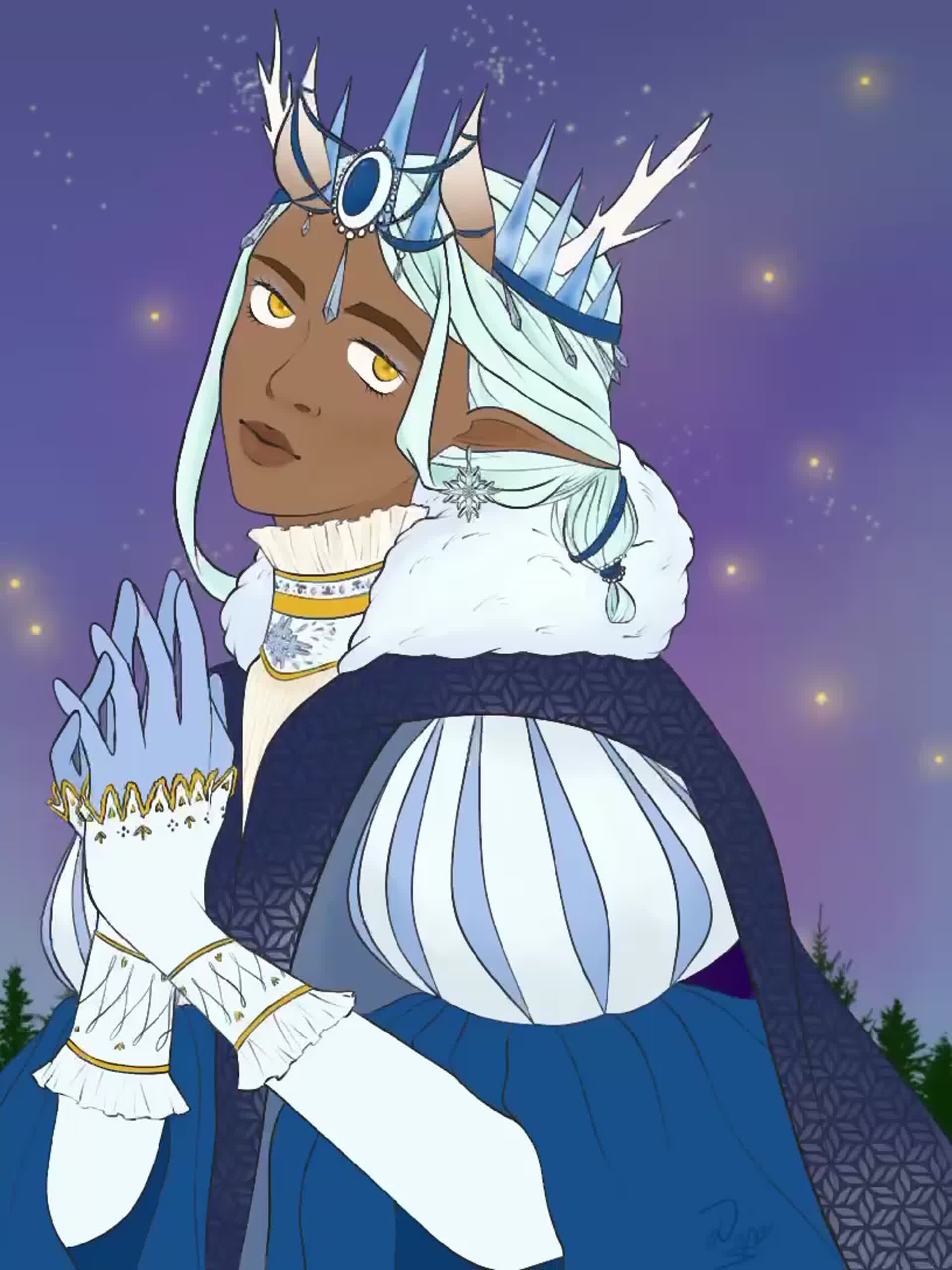 ArtStation - Winter elf