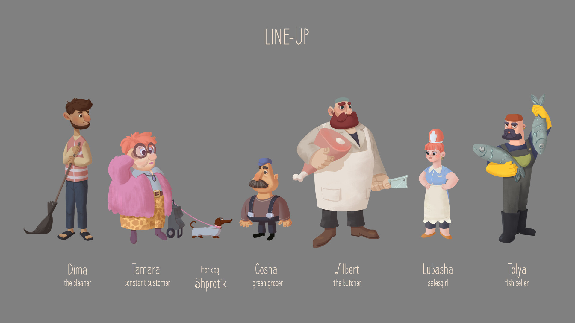 ArtStation - "The Market" Character Design Project