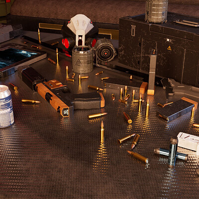 ArtStation - Cyberpunk Table for Ambience