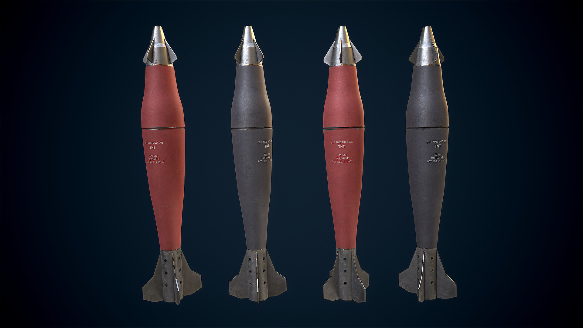 ArtStation - Mortar shells and ammunition chest