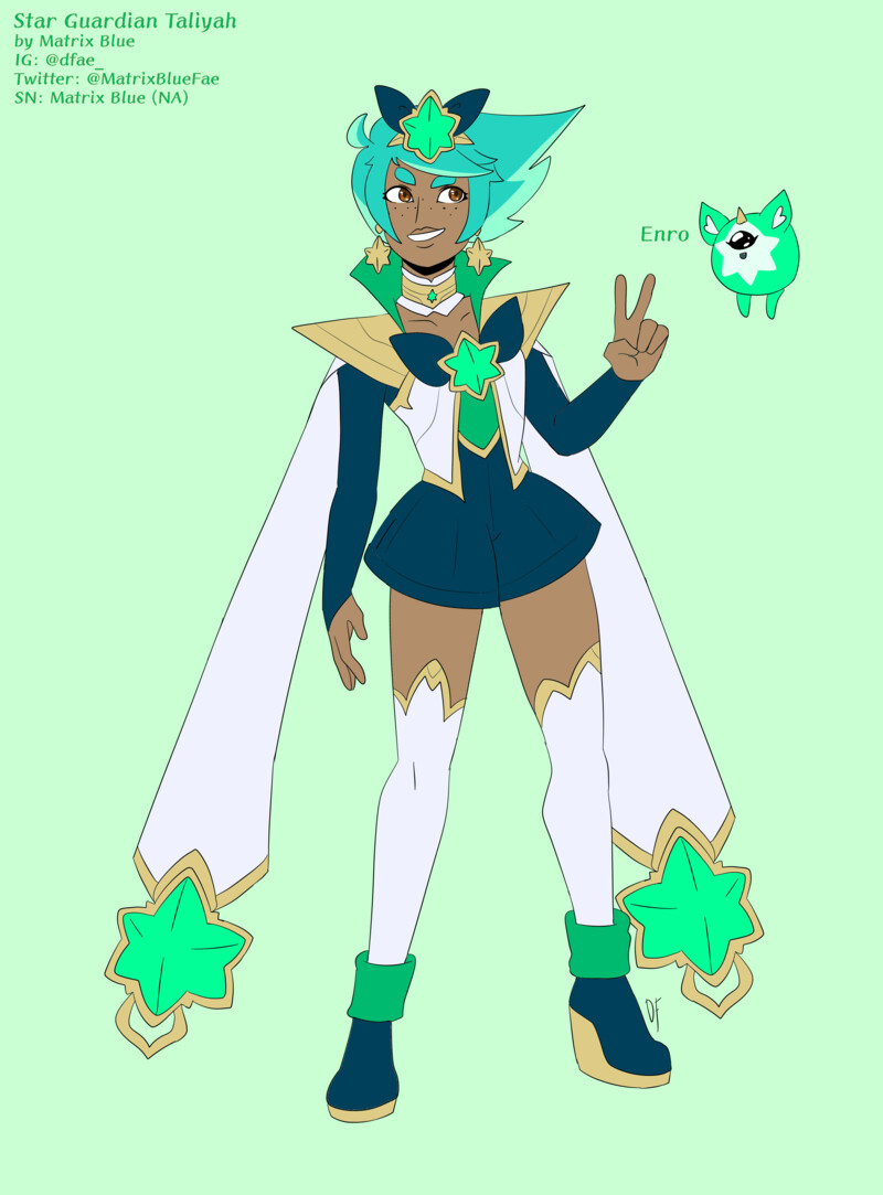 Hannah "Matrix Blue"