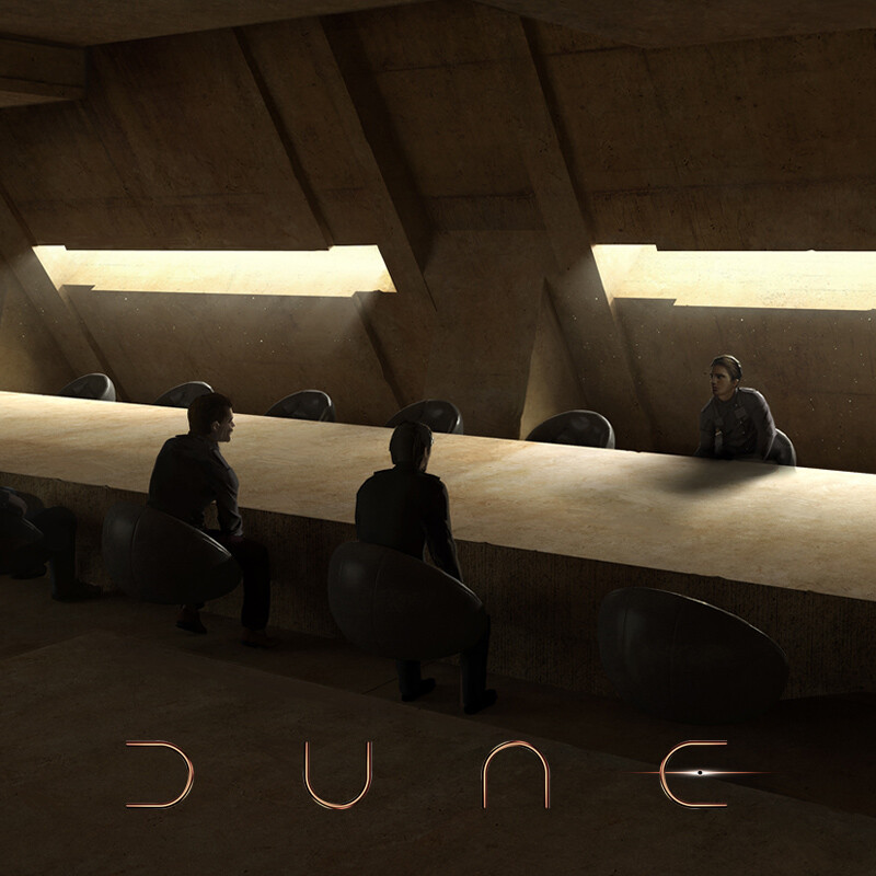 ArtStation - DUNE Arrakeen residency meeting room concept