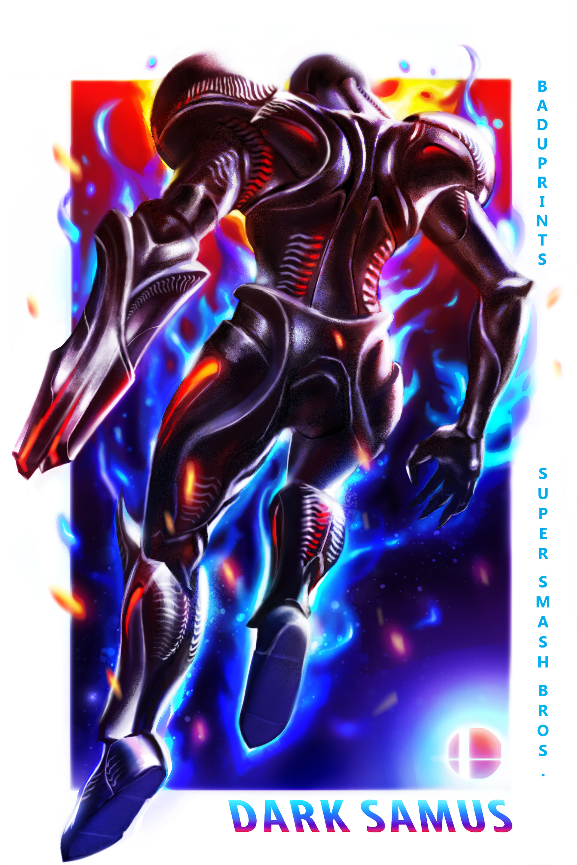 ArtStation - Dark Samus (Smash Bros. poster)