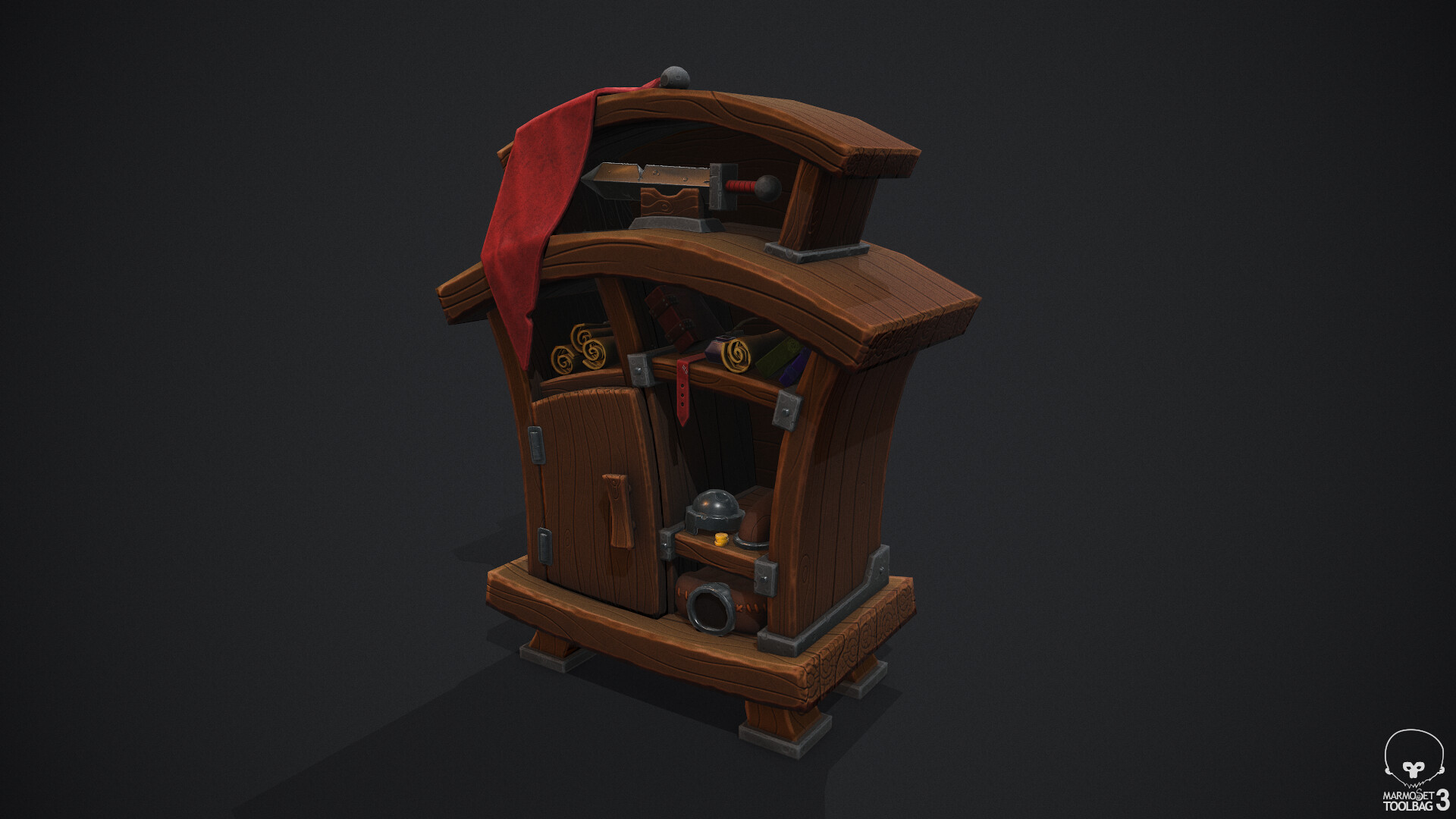ArtStation - Stylized closet