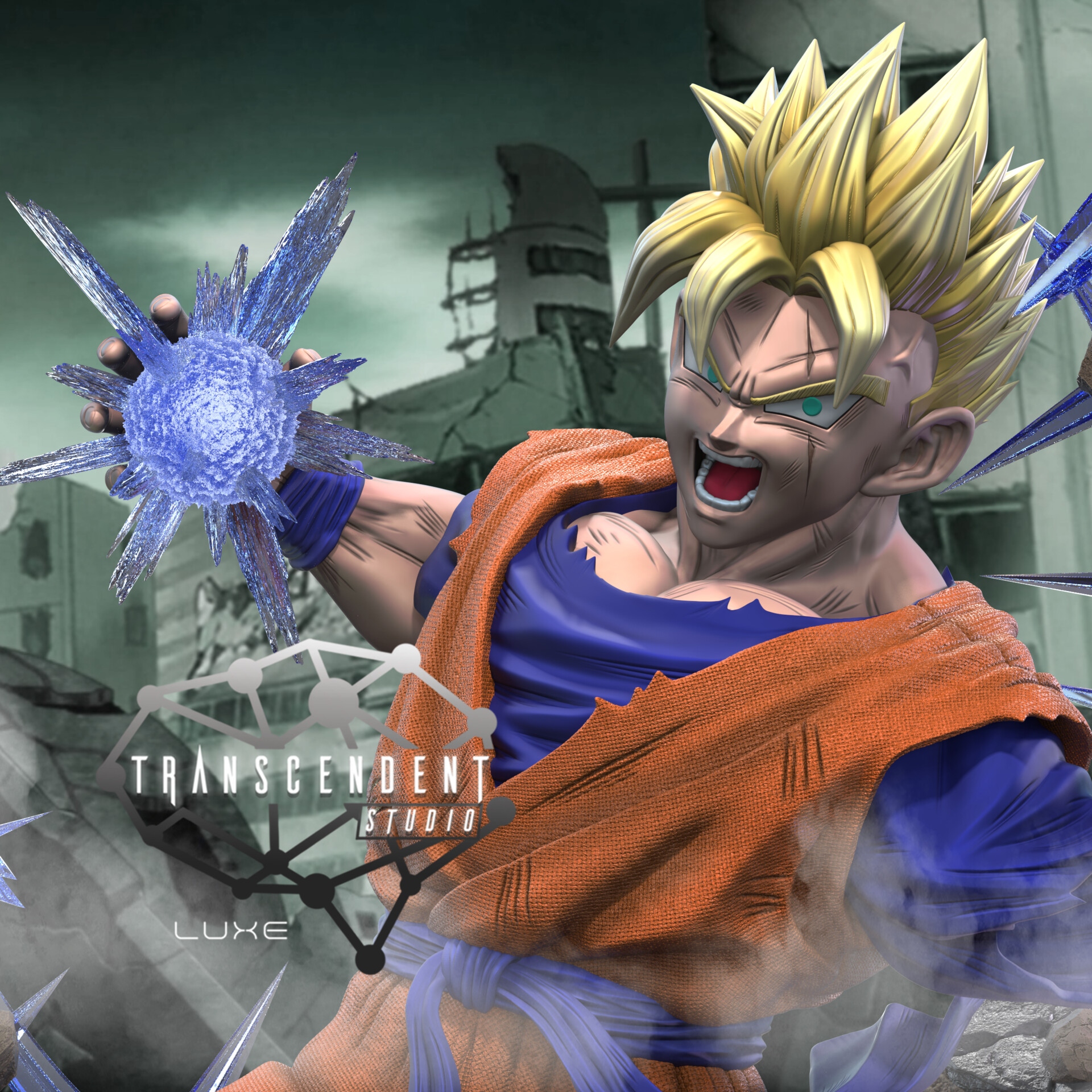 ArtStation - Mirai Gohan SSJ - Dragon ball Z