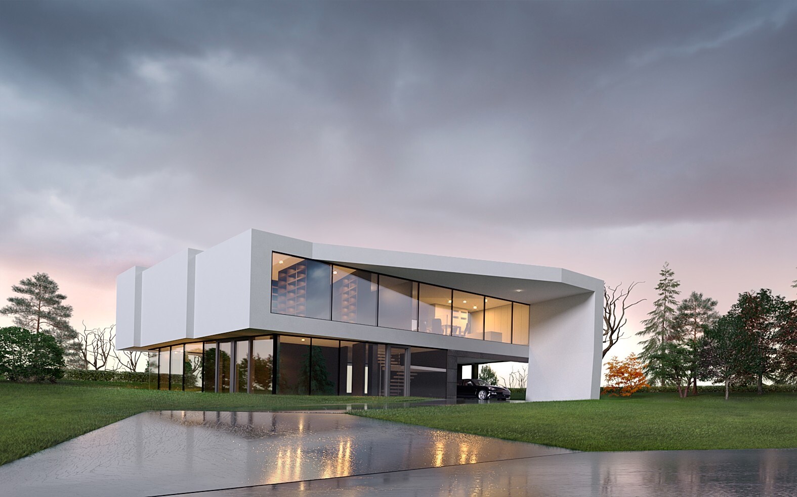 ArtStation - Architecture. Building. 3D max + Corona