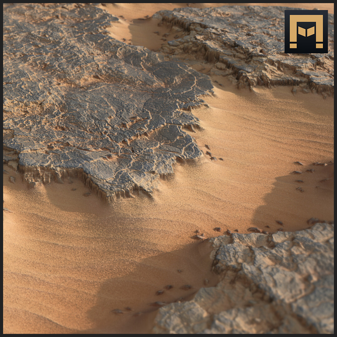 ArtStation - Desert Bedrock - Substance Series