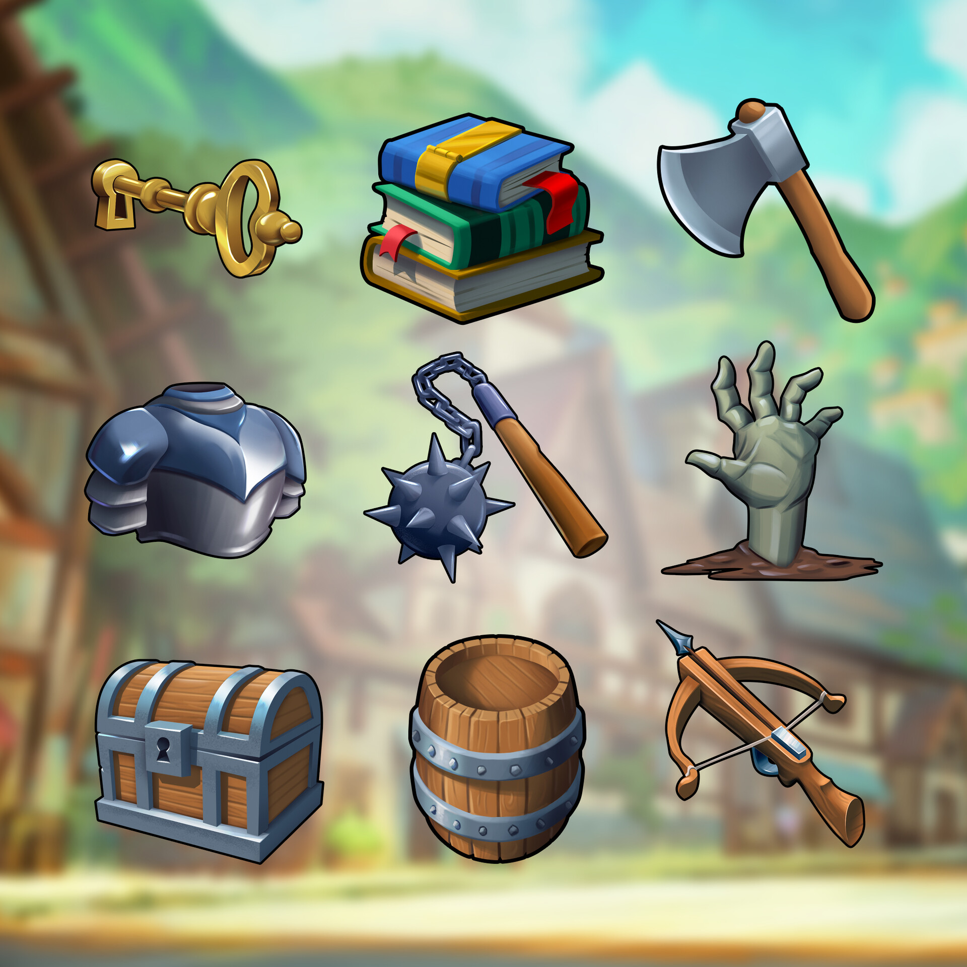 ArtStation - Medieval icons