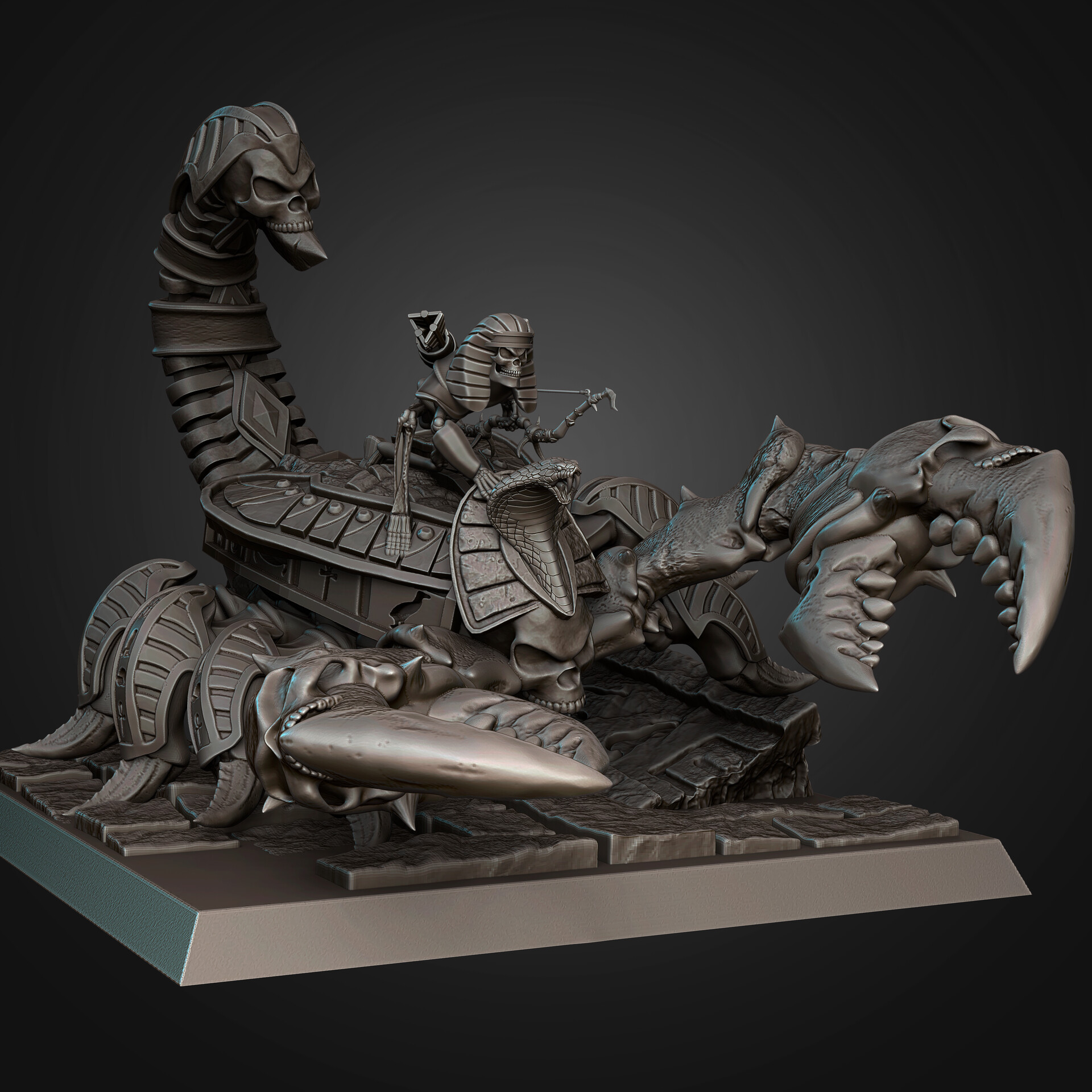 ArtStation - Ancient Tomb Rider - Miniature