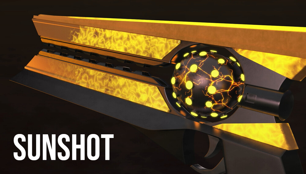 ArtStation - Sunshot Inspired Gun