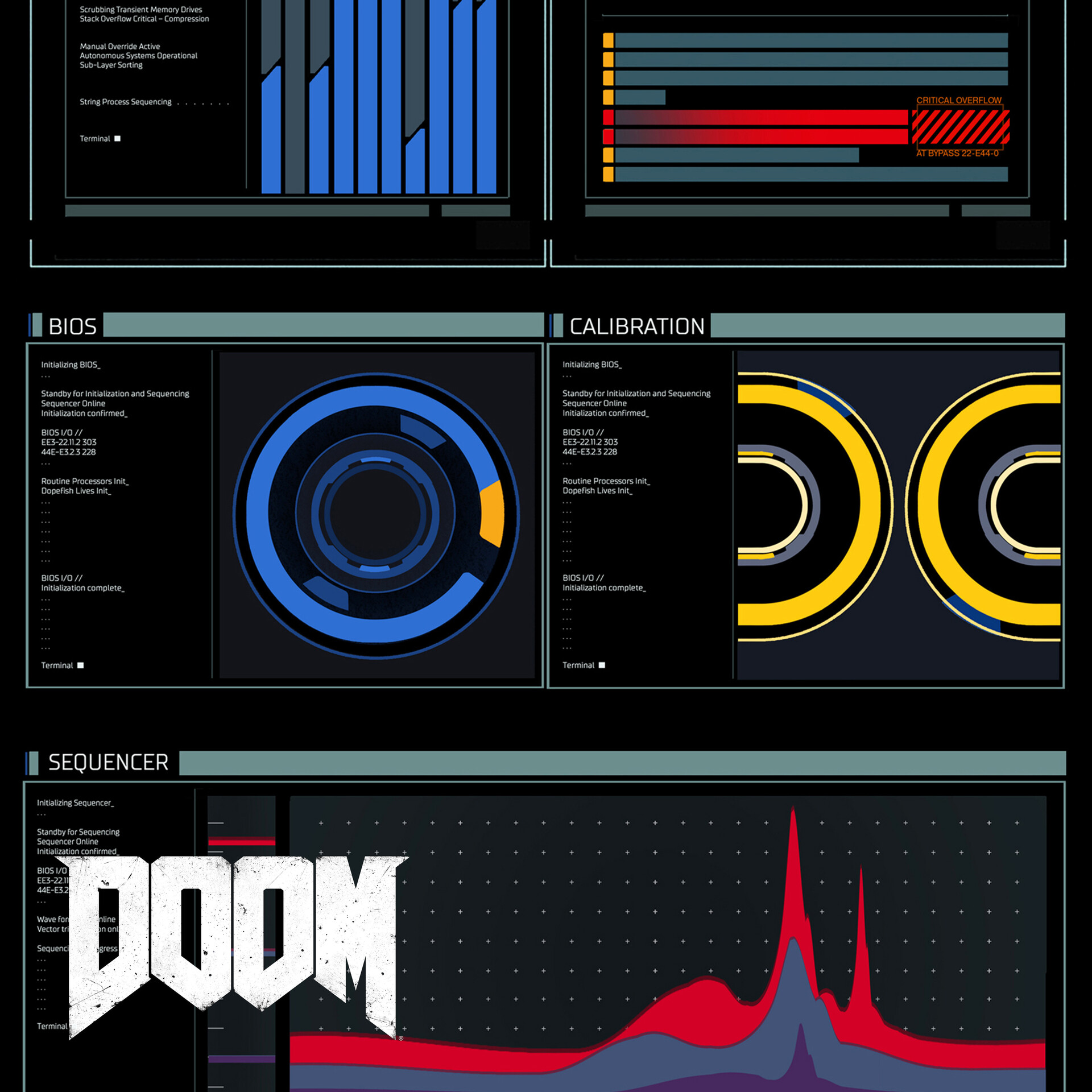 ArtStation - DOOM 2016 UI and Graphic Designs