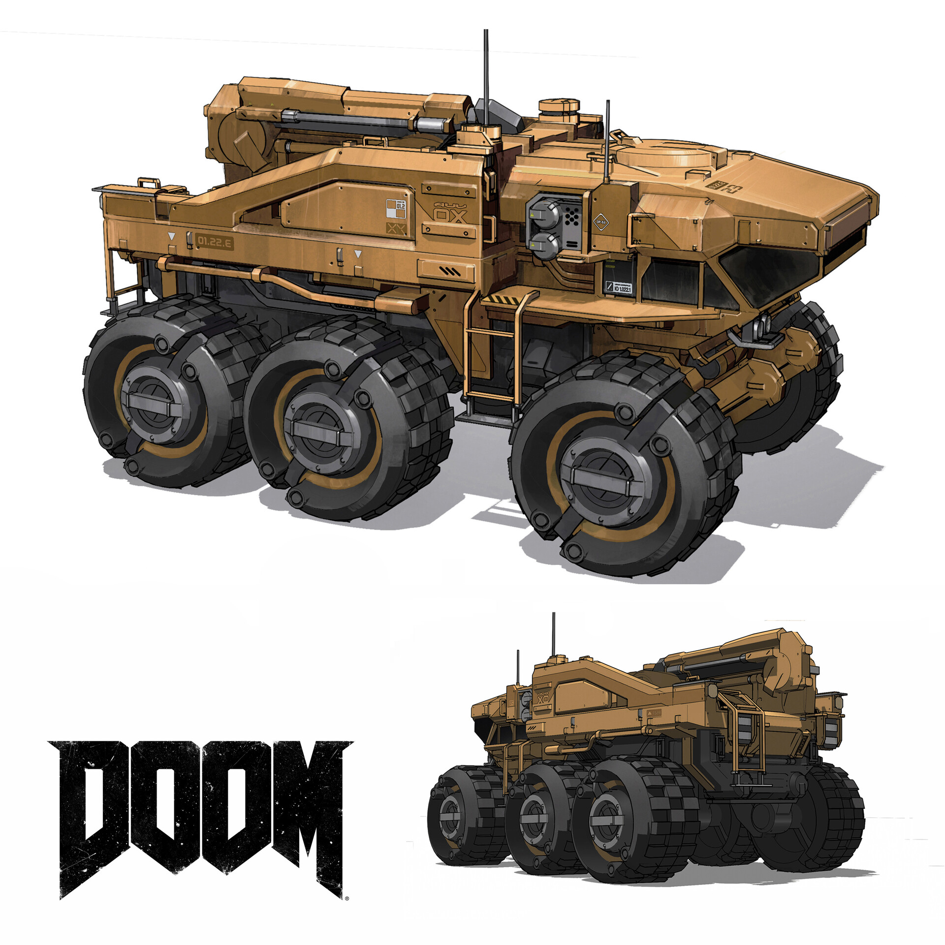 ArtStation - DOOM 2016 Prop Concepts