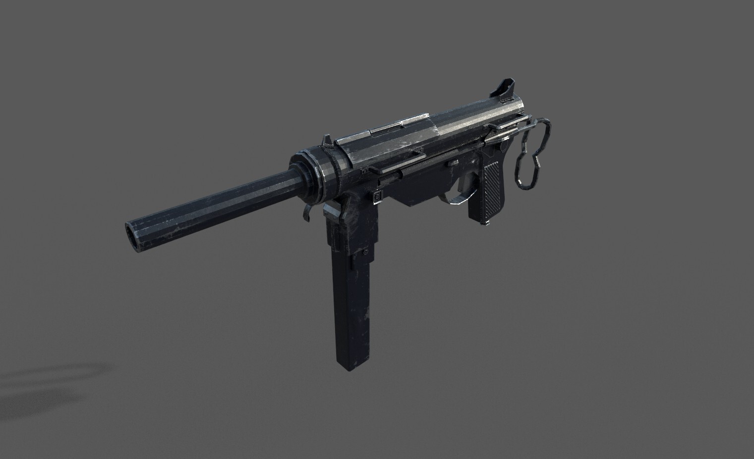 ArtStation - M3A2_Grease_gun