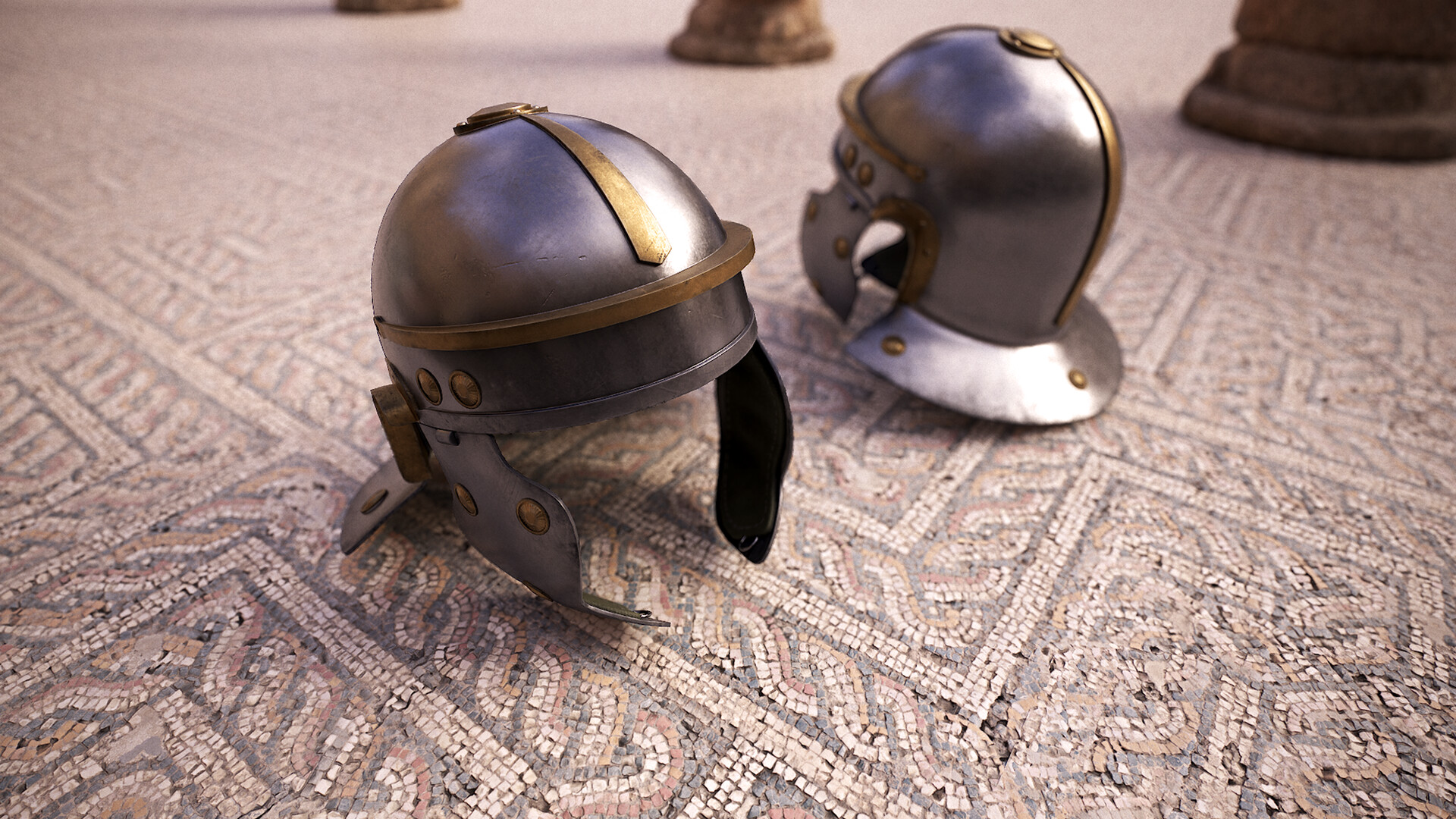 ArtStation - Roman infantry equipment