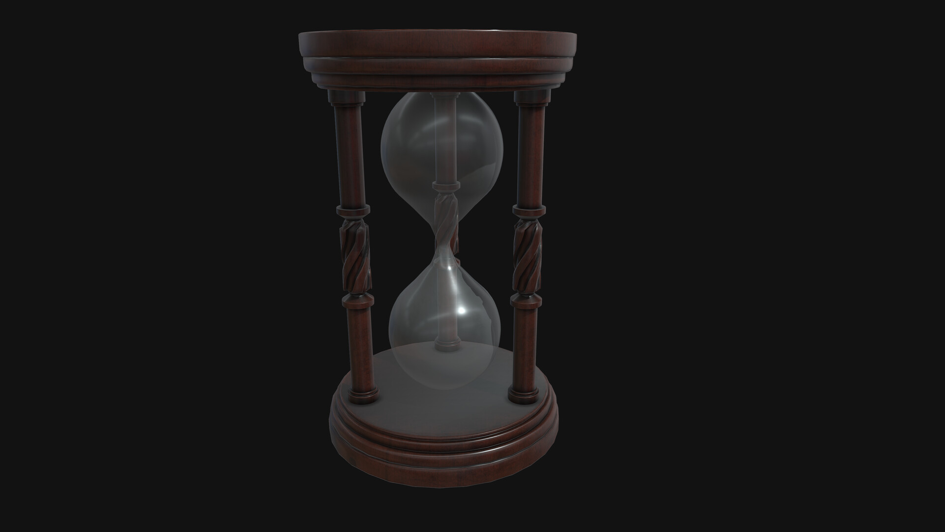 ArtStation - Wooden Hourglass