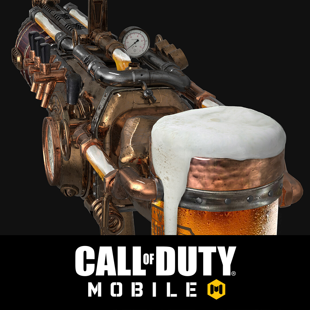 ArtStation - Call of Duty Mobile | Beer Gun & Battle Queen Gun Skins
