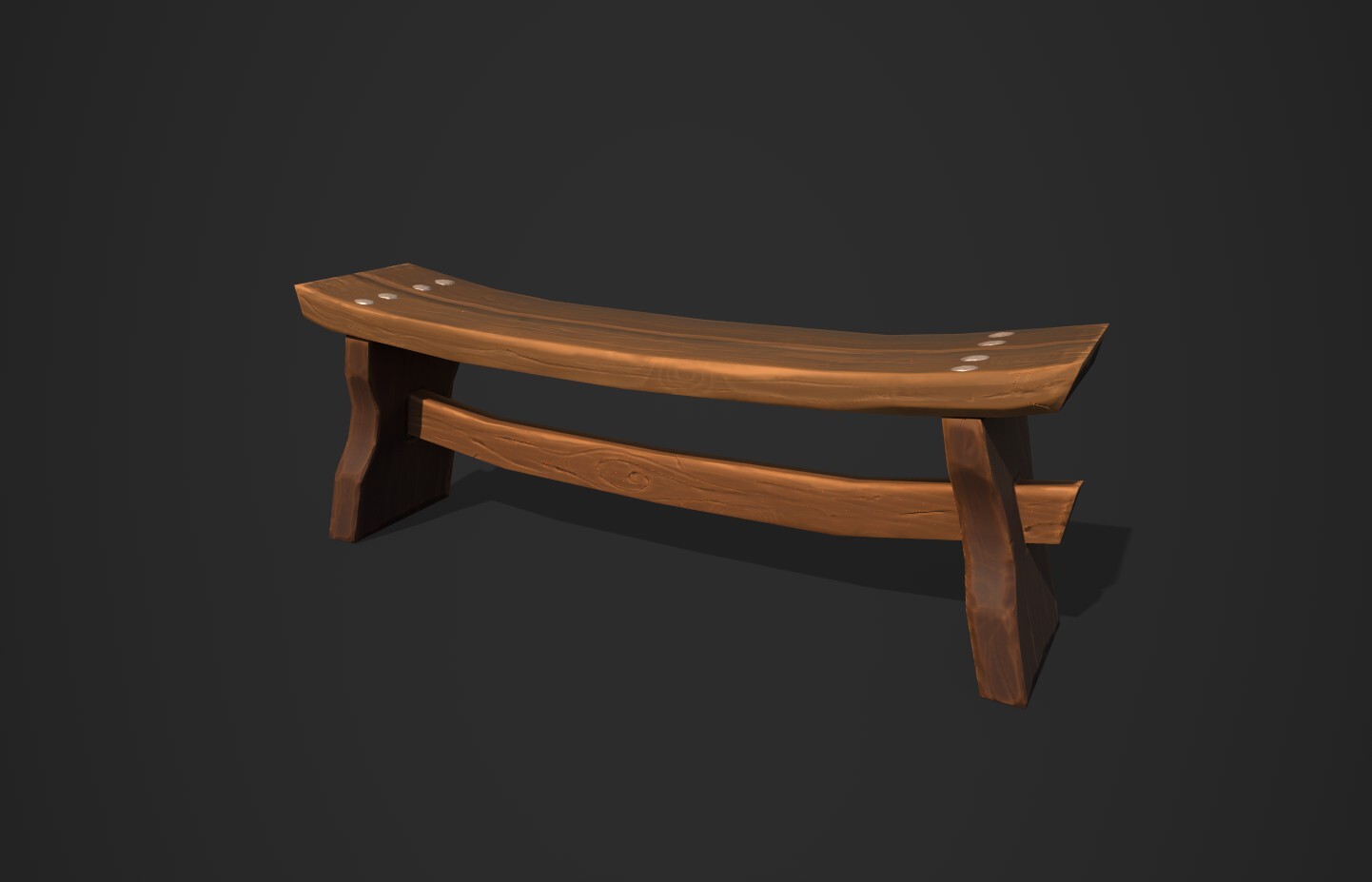 ArtStation - Medieval Bench