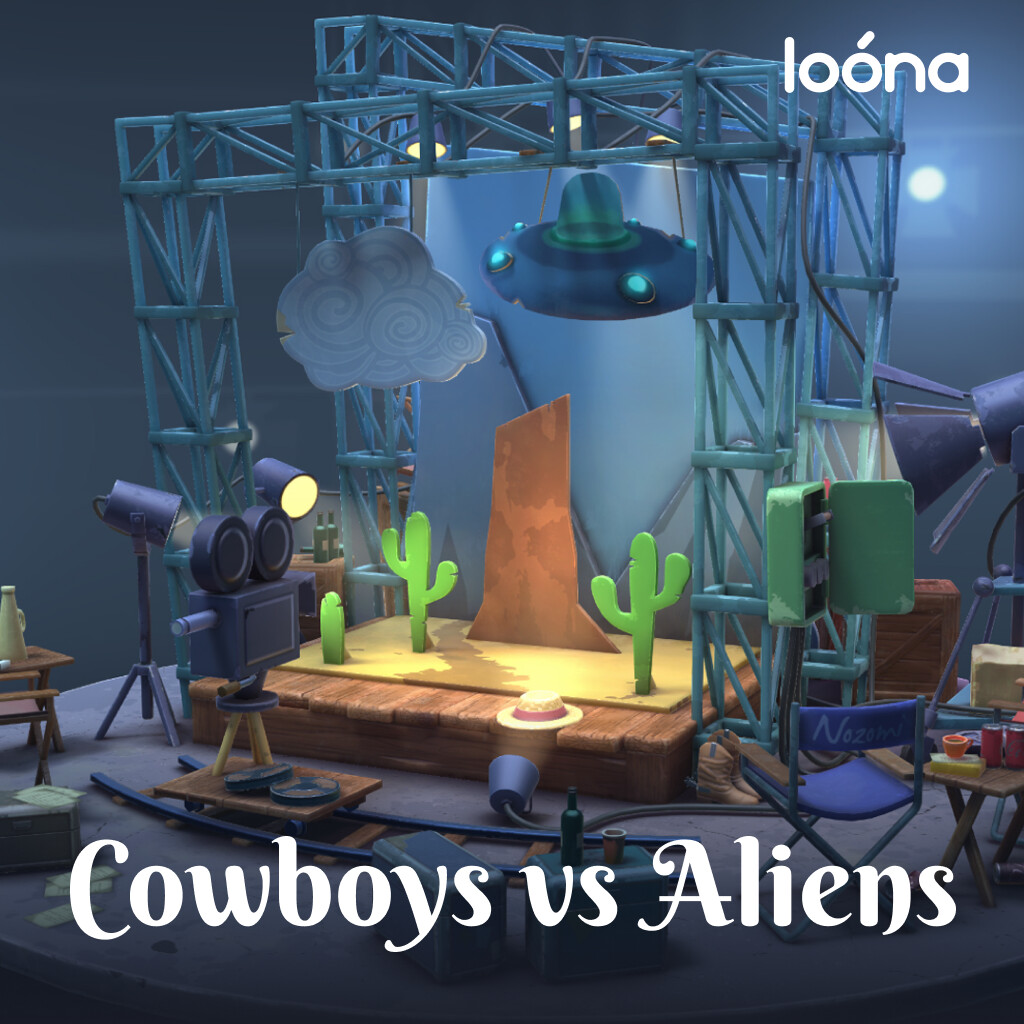 ArtStation - Cowboys vs Aliens