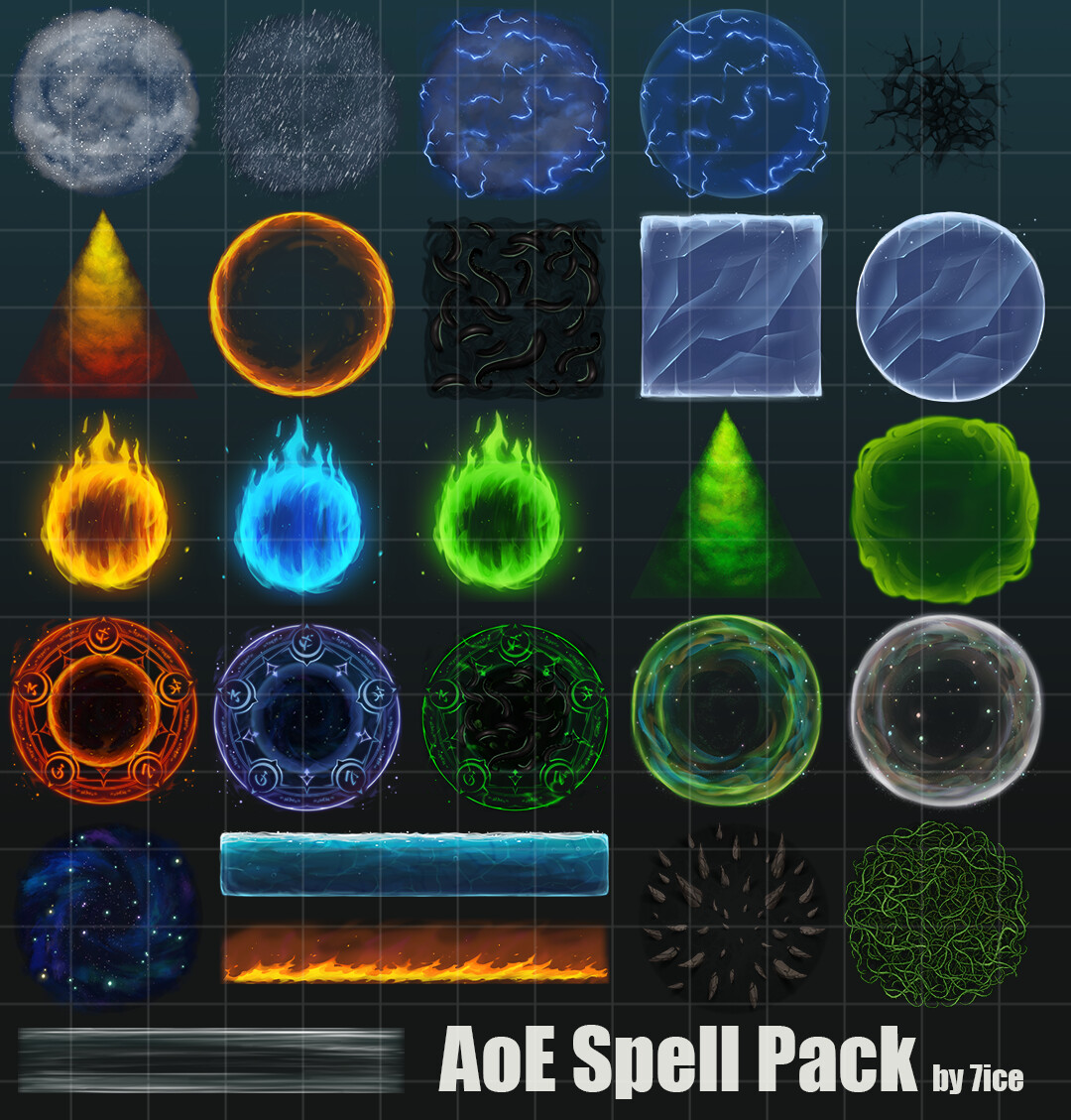 ArtStation - AoE Spell Assets