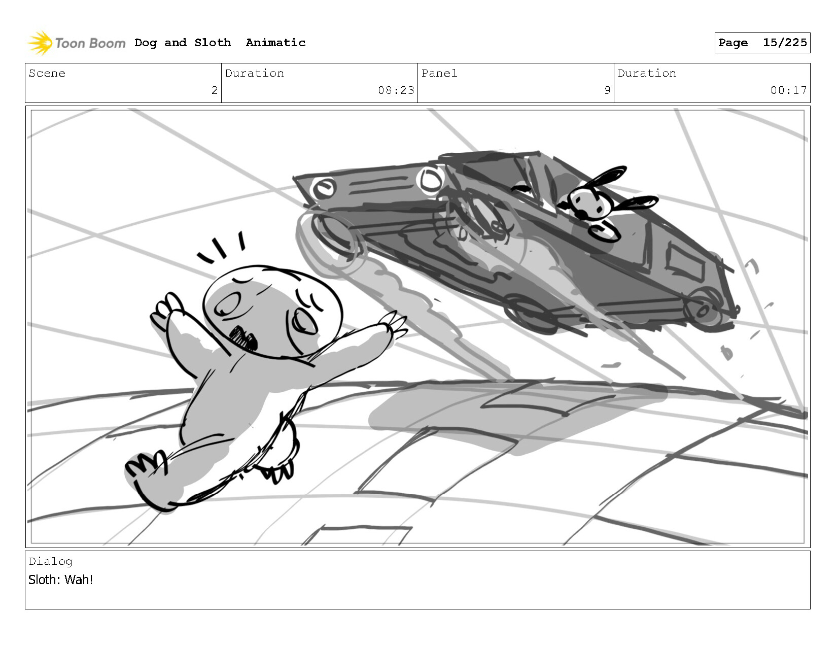 ArtStation - Dog and Sloth: Animatic