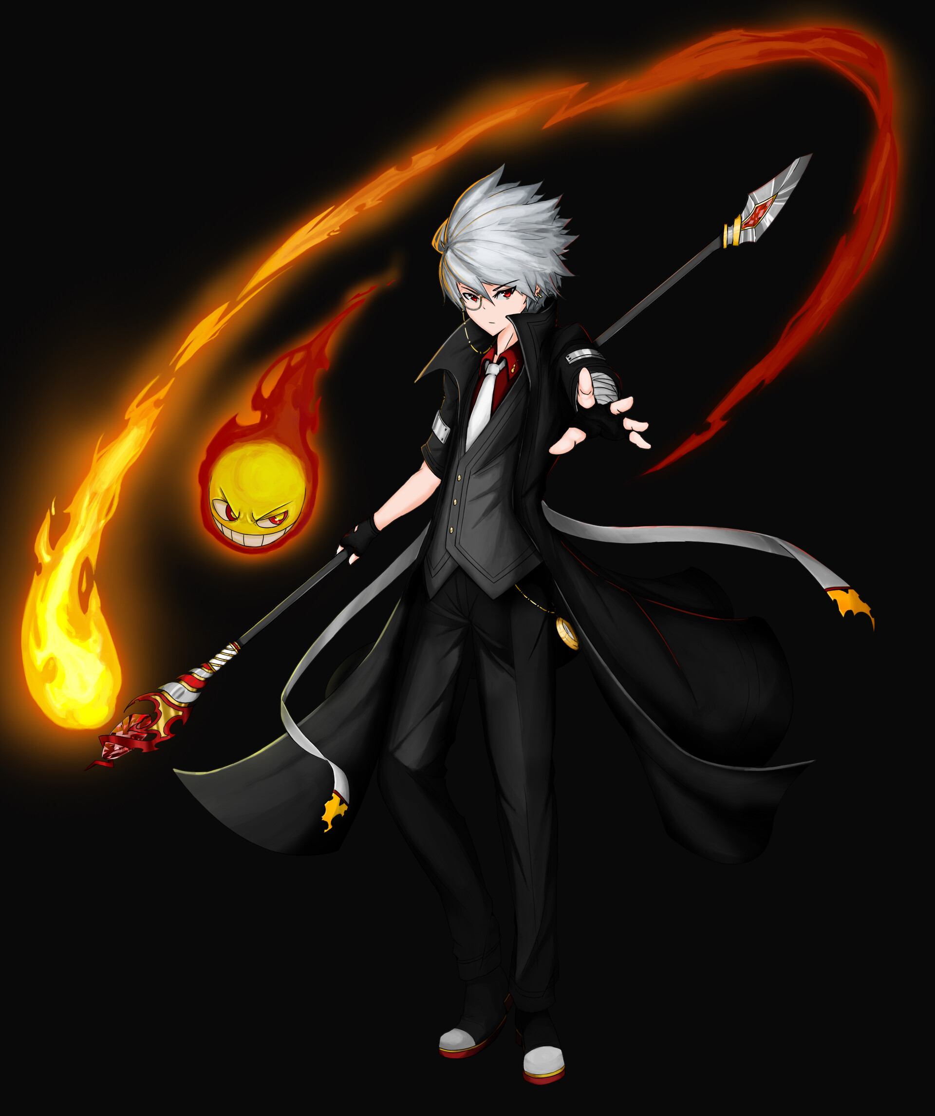 ArtStation - Flame wizard