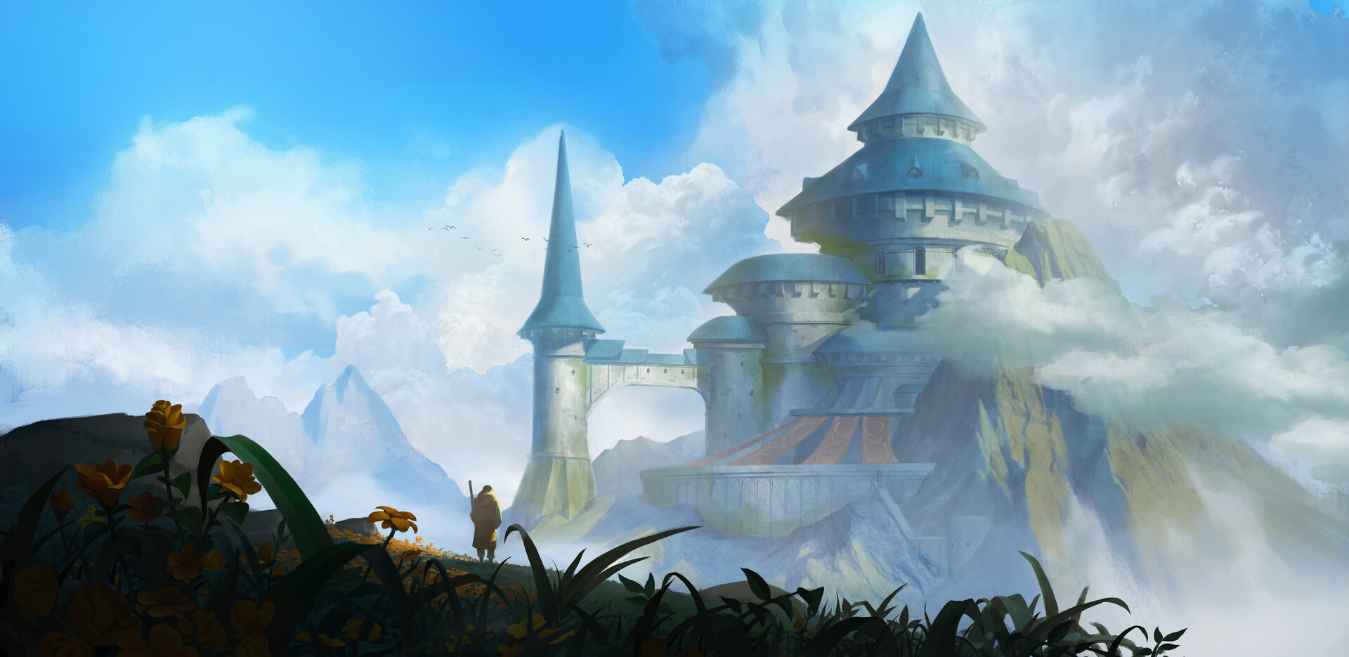 ArtStation - Castle in the cloud