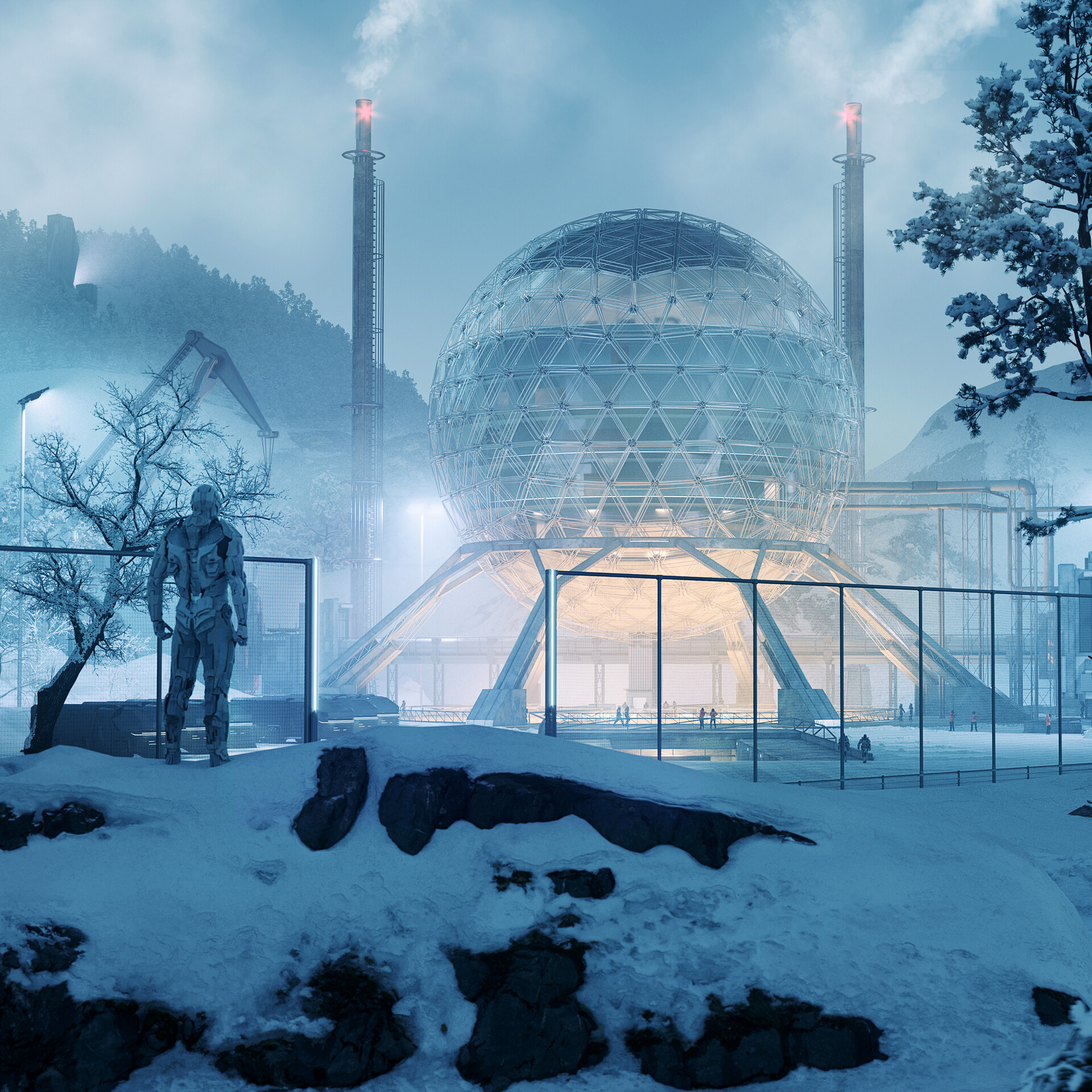 ArtStation - Frozen Chronicles: Research facility