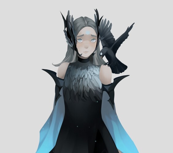 ArtStation - Raven Girl - Character art