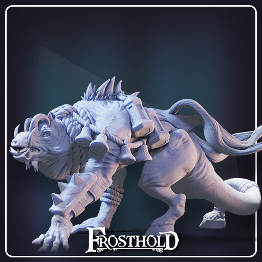 ArtStation - Gloomfoot - The Pigbeast - The Loud Creeper