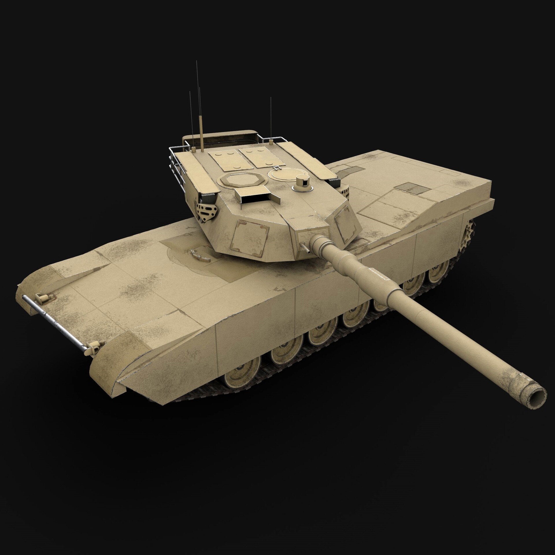 ArtStation - M1 Abrams Tank