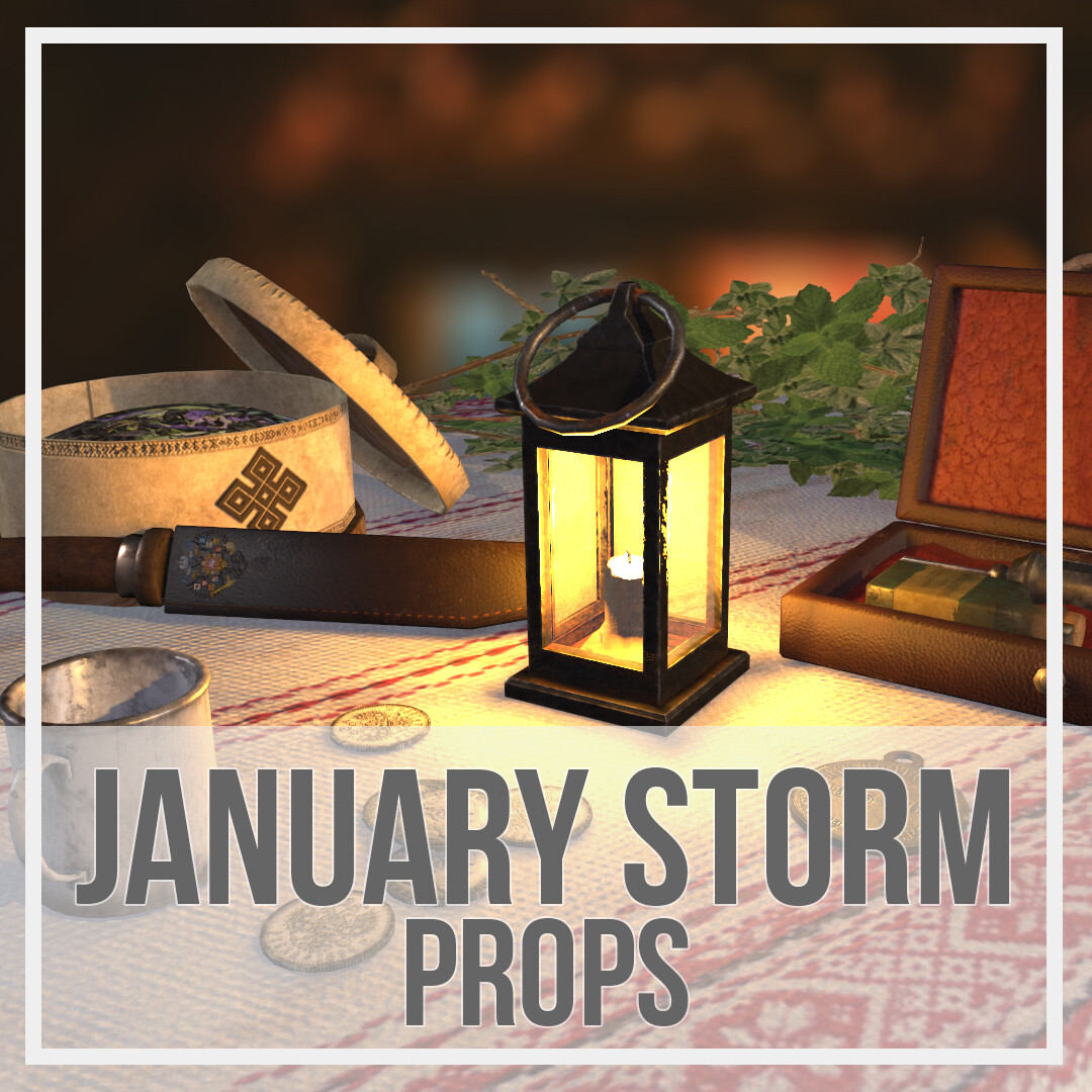 ArtStation - January Storm props