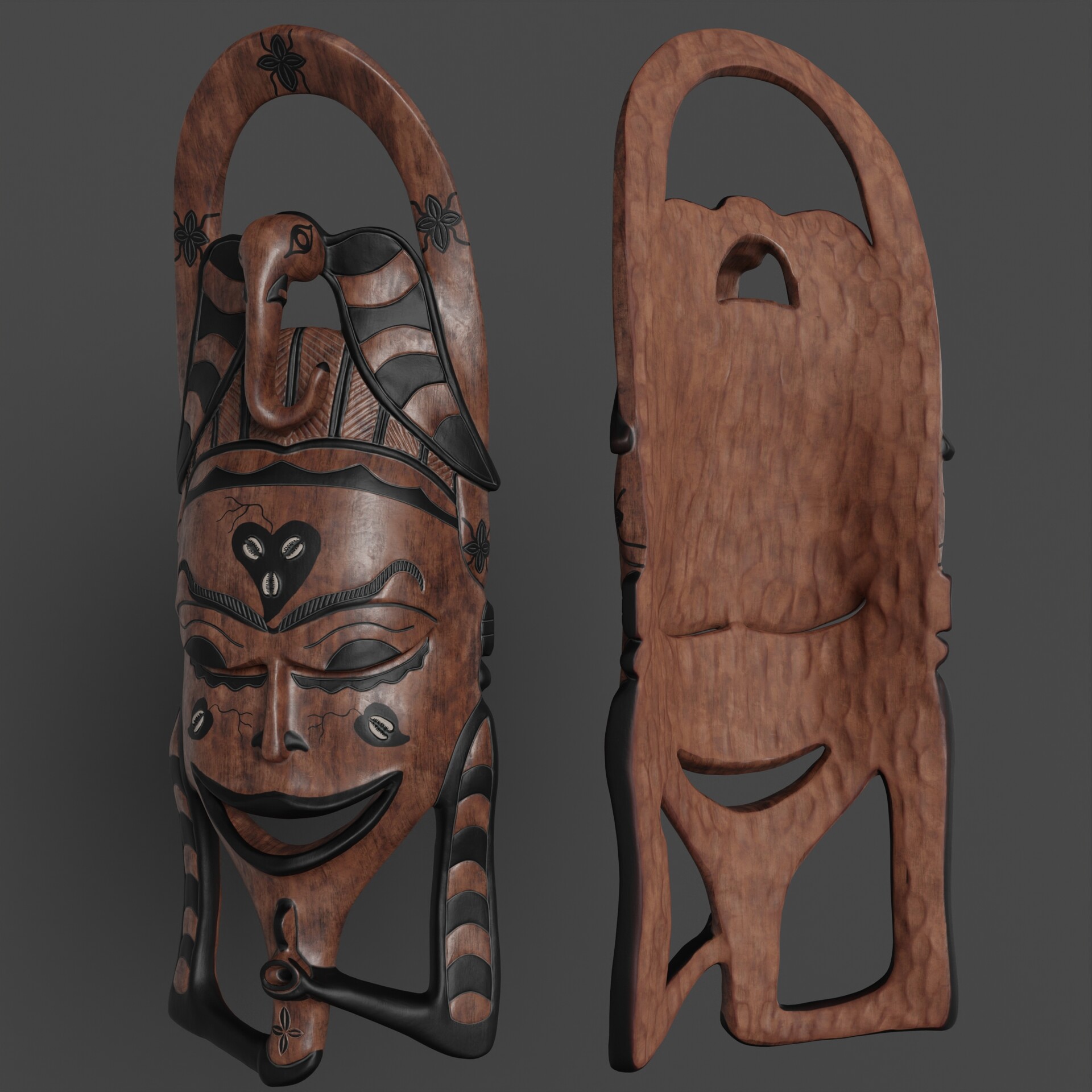 ArtStation - Indigenous Hawai mask