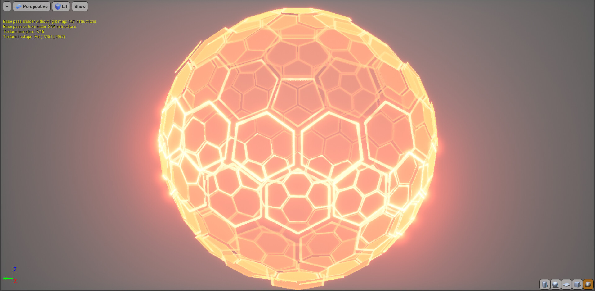 ArtStation - Hex Shield Material with how to make it