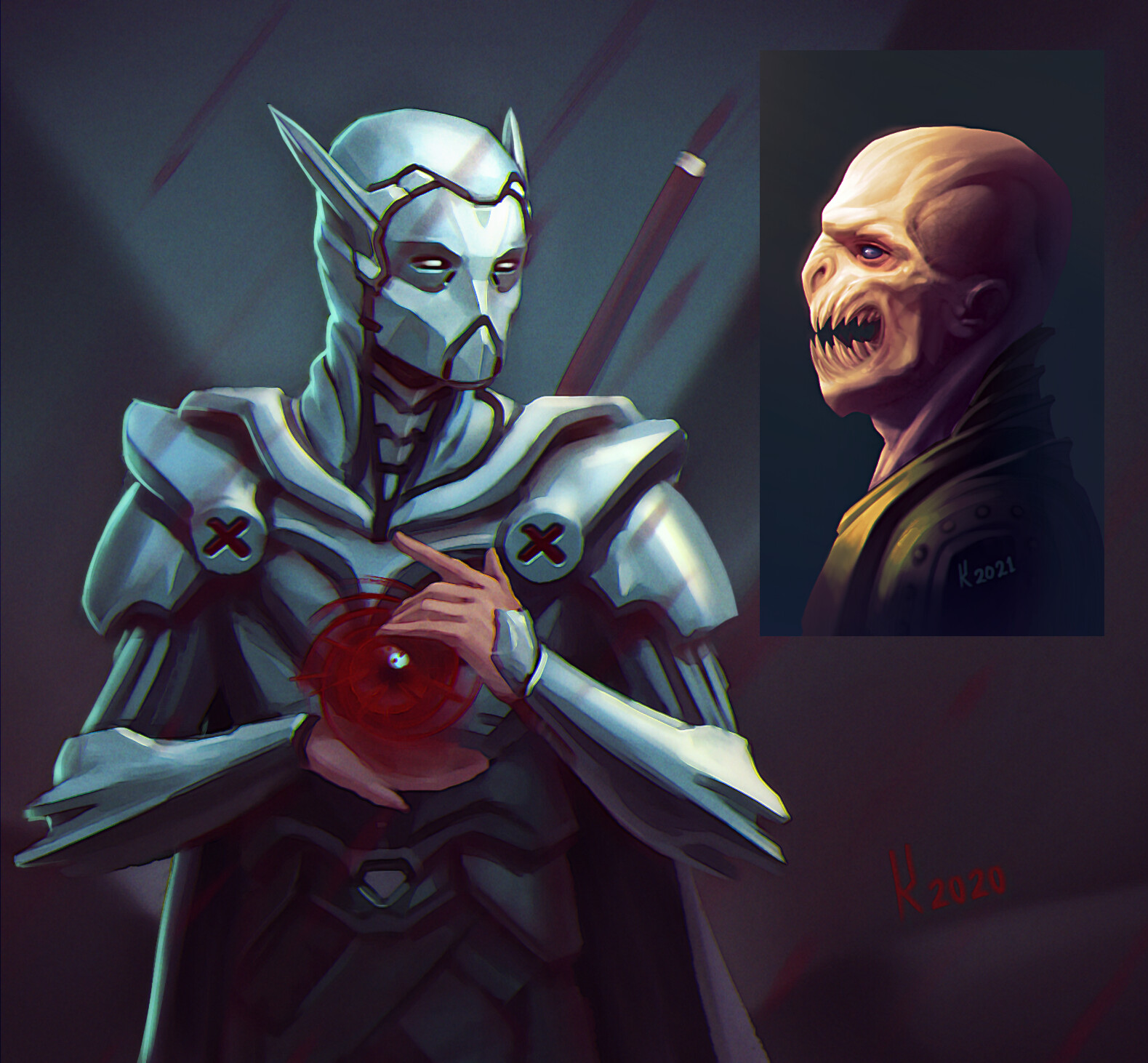 ArtStation - Middle level demons (Bloody demon), (Walker)