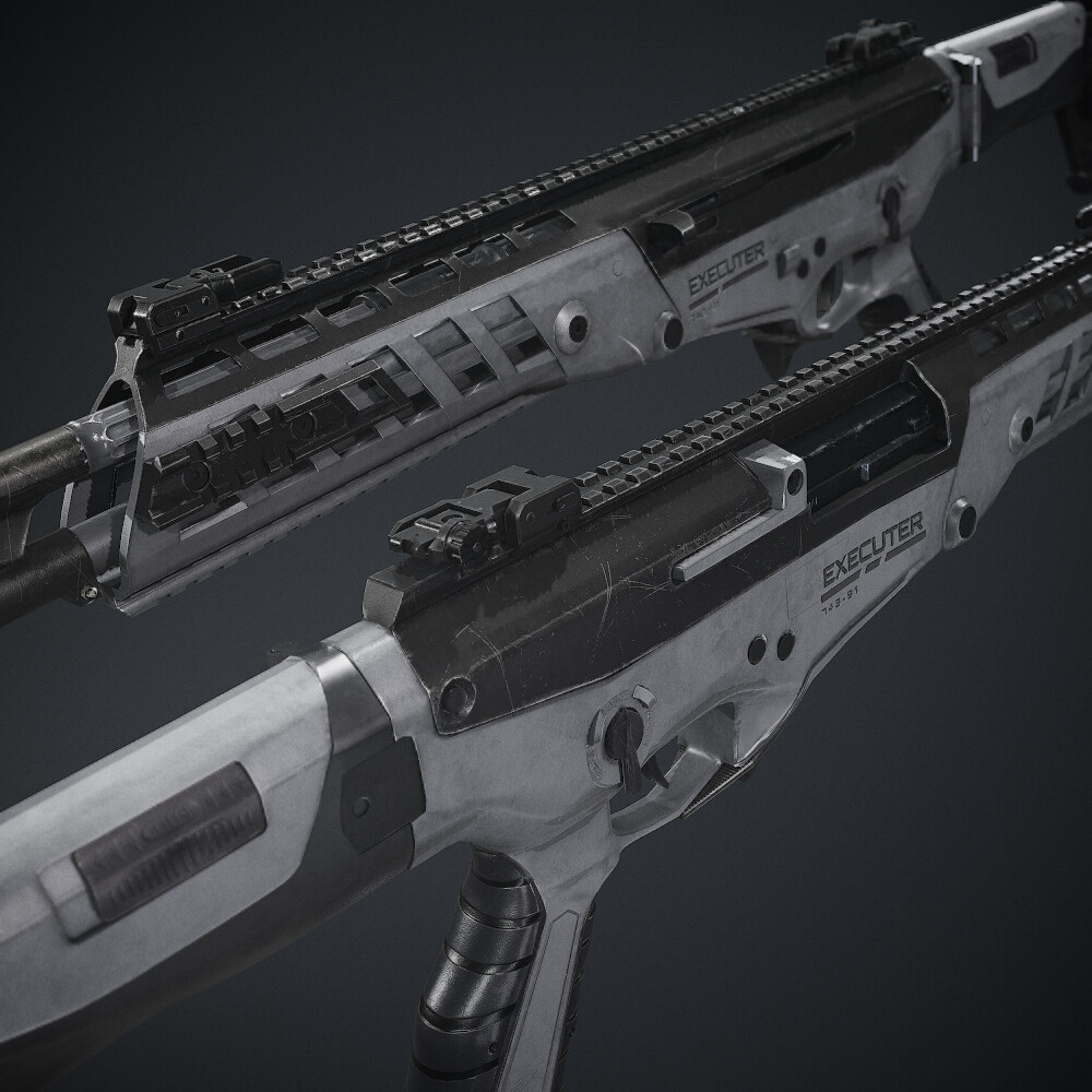 ArtStation - EXECUTER Rifle - Exodus