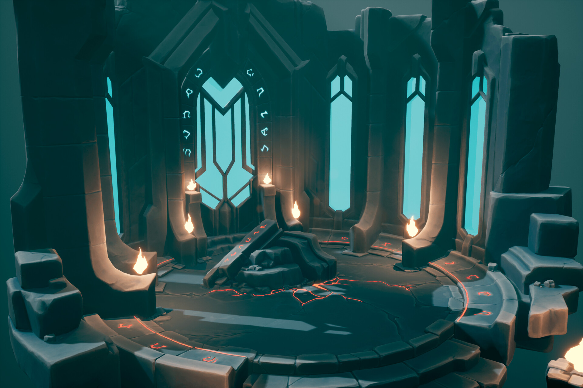 ArtStation - Stylized scene