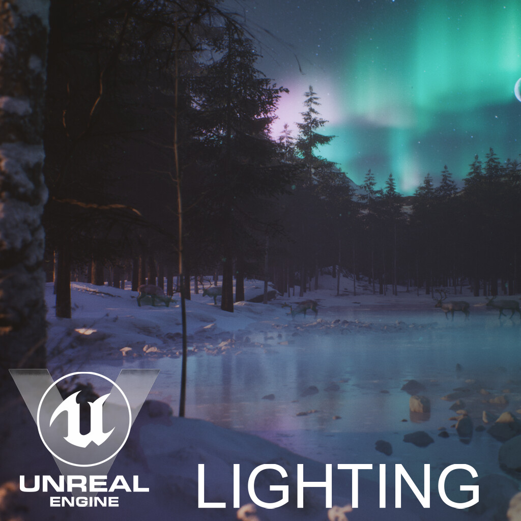 ArtStation - [UE5 - LUMEN] Lighting - Winter in Lapland