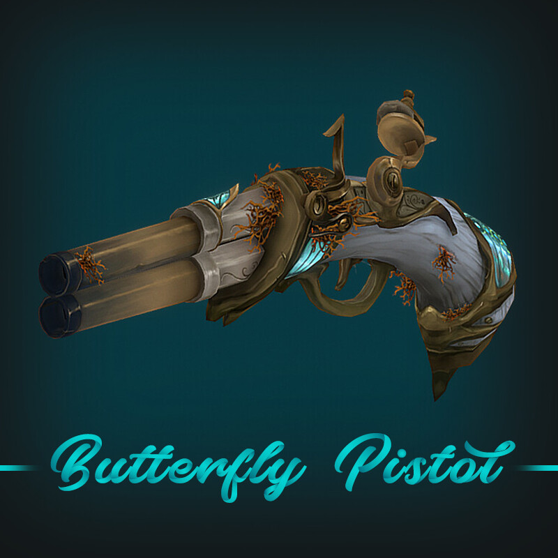 ArtStation - Butterfly Pistol