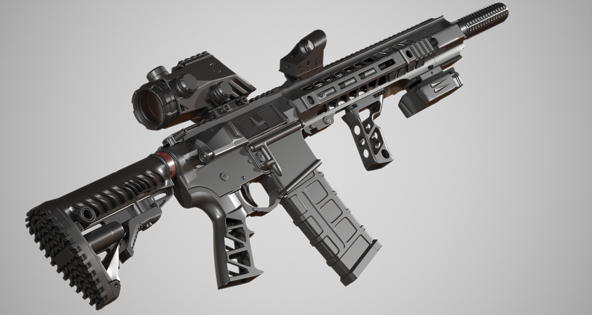 ArtStation - Customized M4 Fully Modular