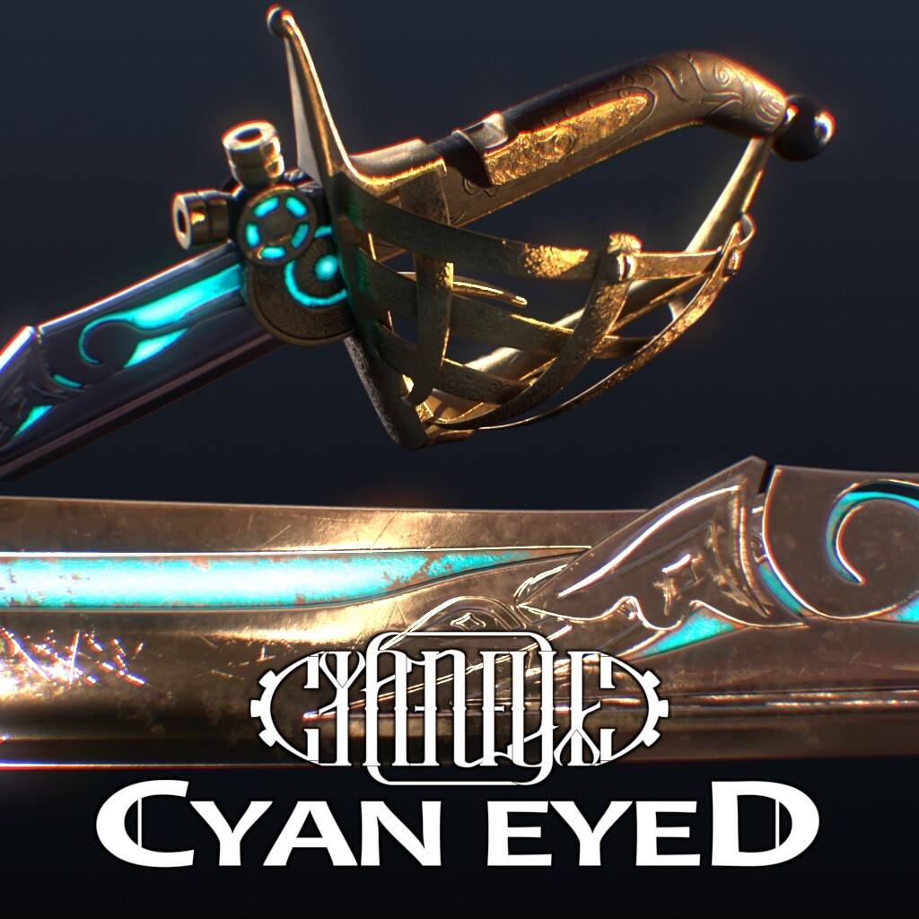 ArtStation - CYAN EYED - Asset: Sword