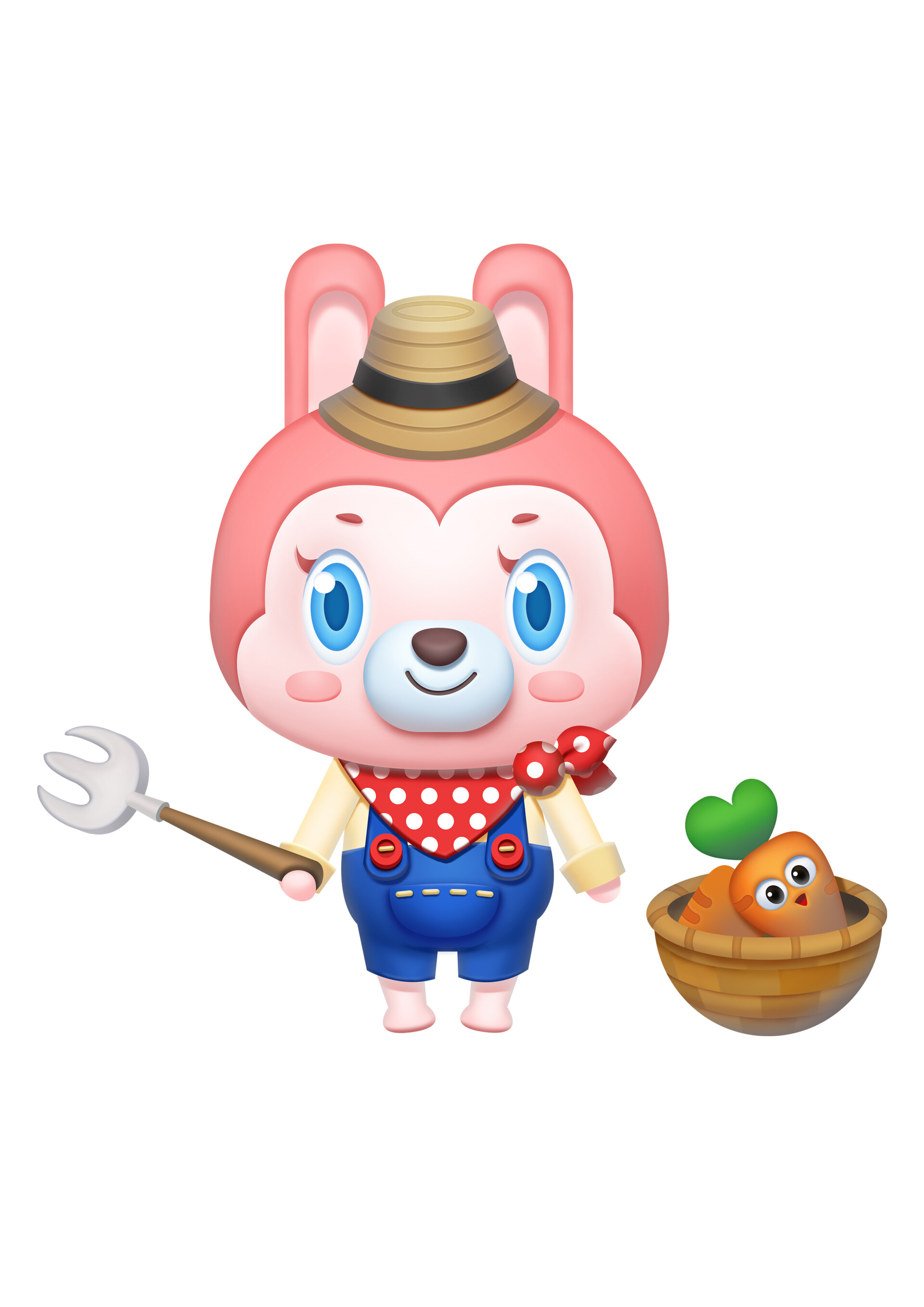 ArtStation - farm game character design / casual game character