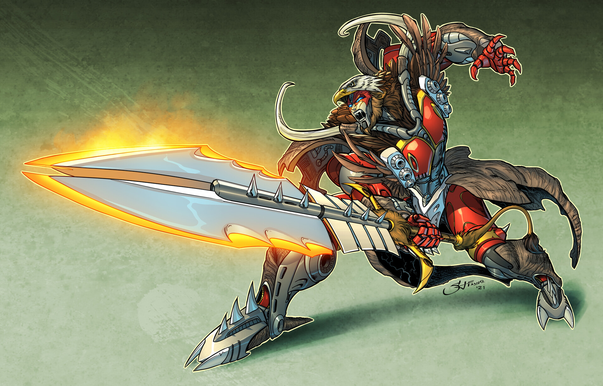 ArtStation - BEAST WARS Combiners fan art