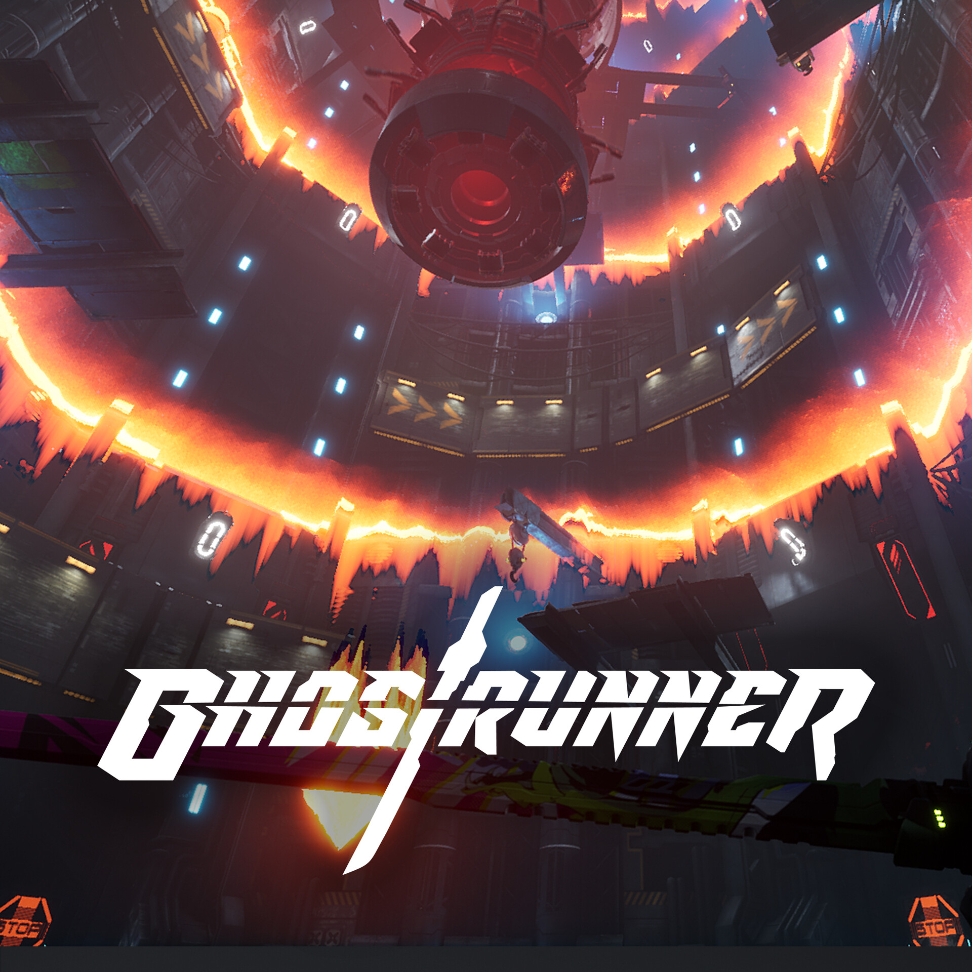ArtStation - Ghostrunner: Modular Walls, Bossfight level