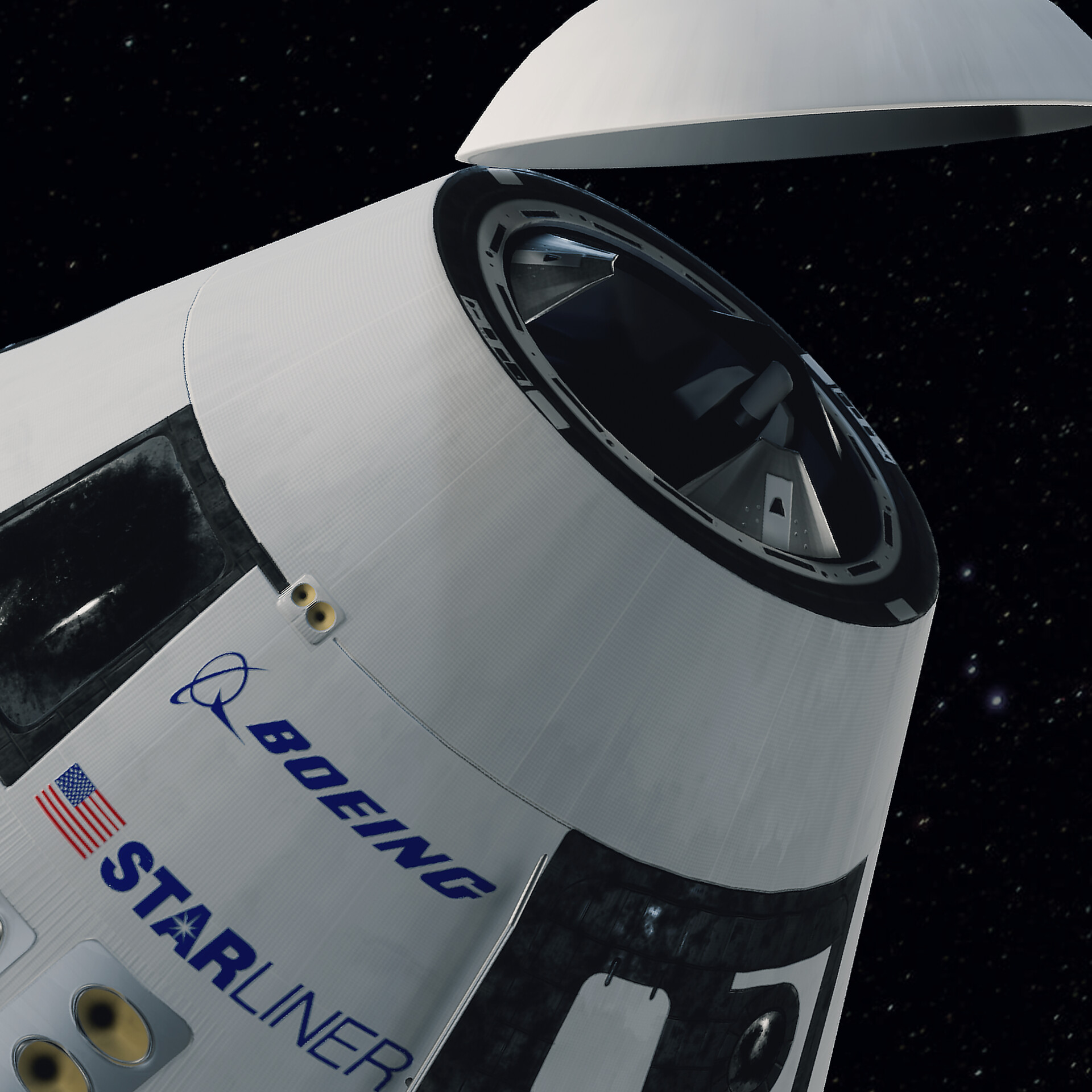 ArtStation - Boeing Starliner Capsule
