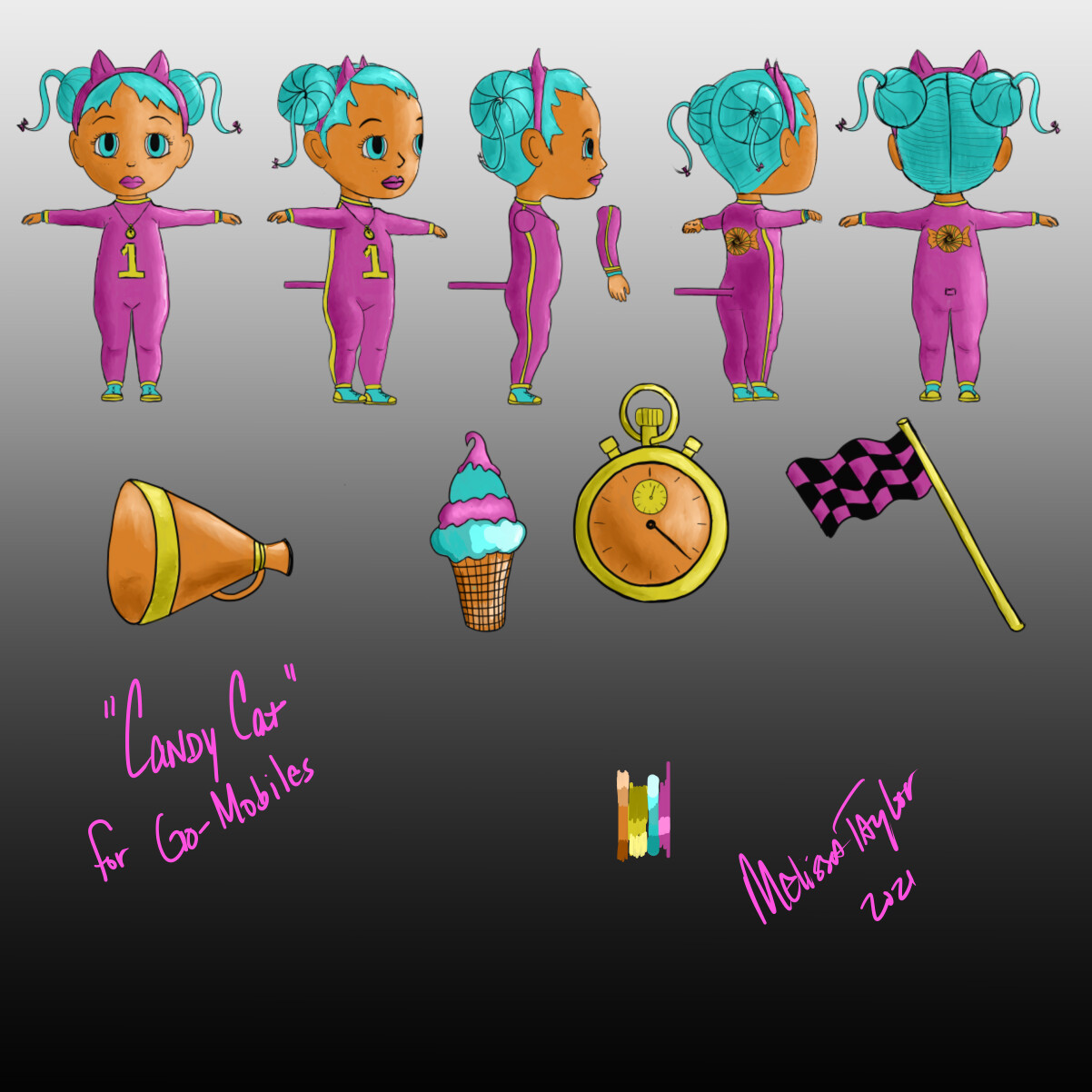 ArtStation - Candy Cat